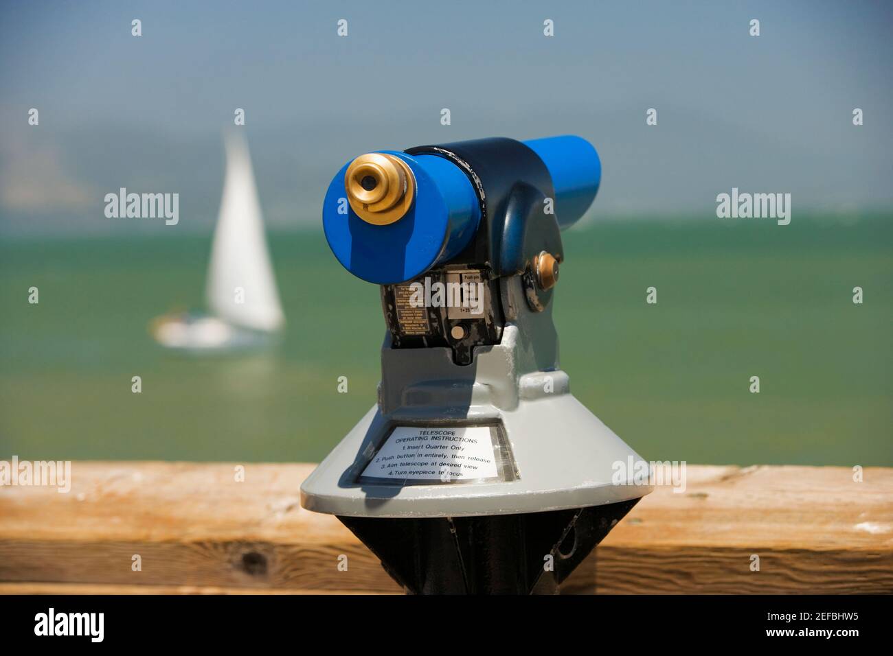Close-up of a hand-held telescope Stock Photo - Alamy