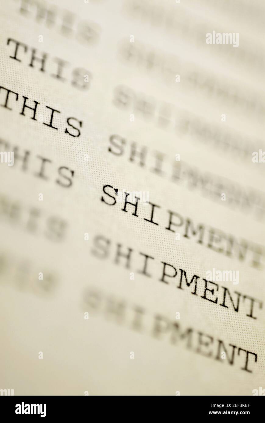 Close up of text on a sheet of paper Stock Photo - Alamy