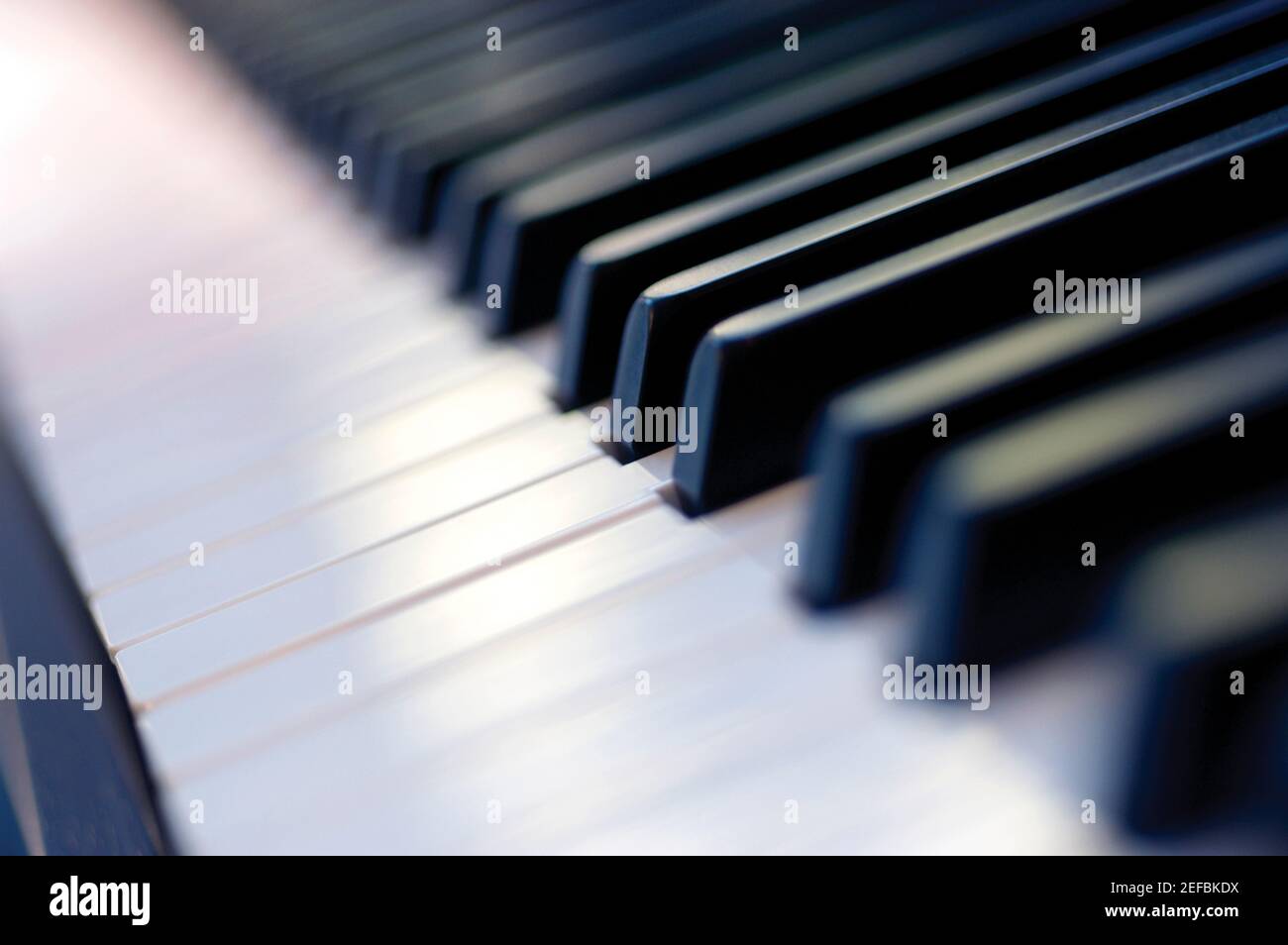 Piano keyboard, close-up Stock Photo - Alamy
