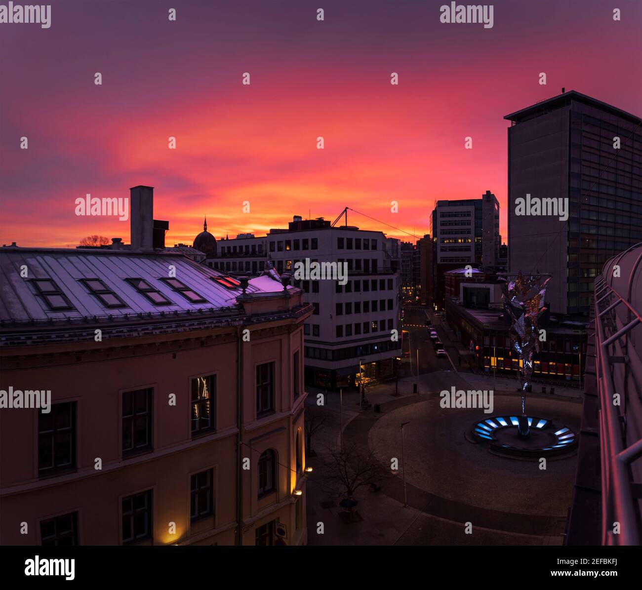 Oslo city center cityscape hi-res stock photography and images - Alamy
