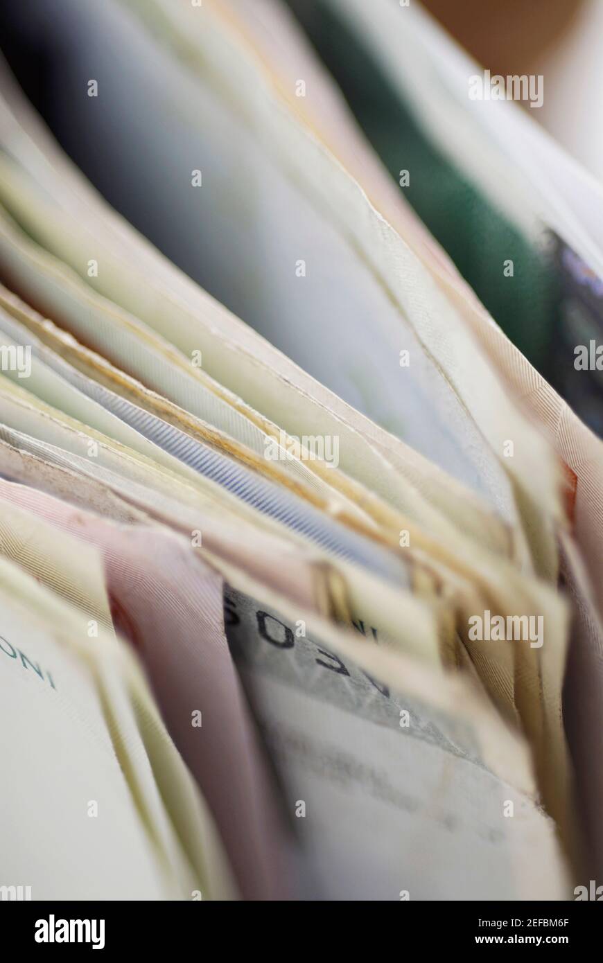 Close up bundle paper hi-res stock photography and images - Alamy