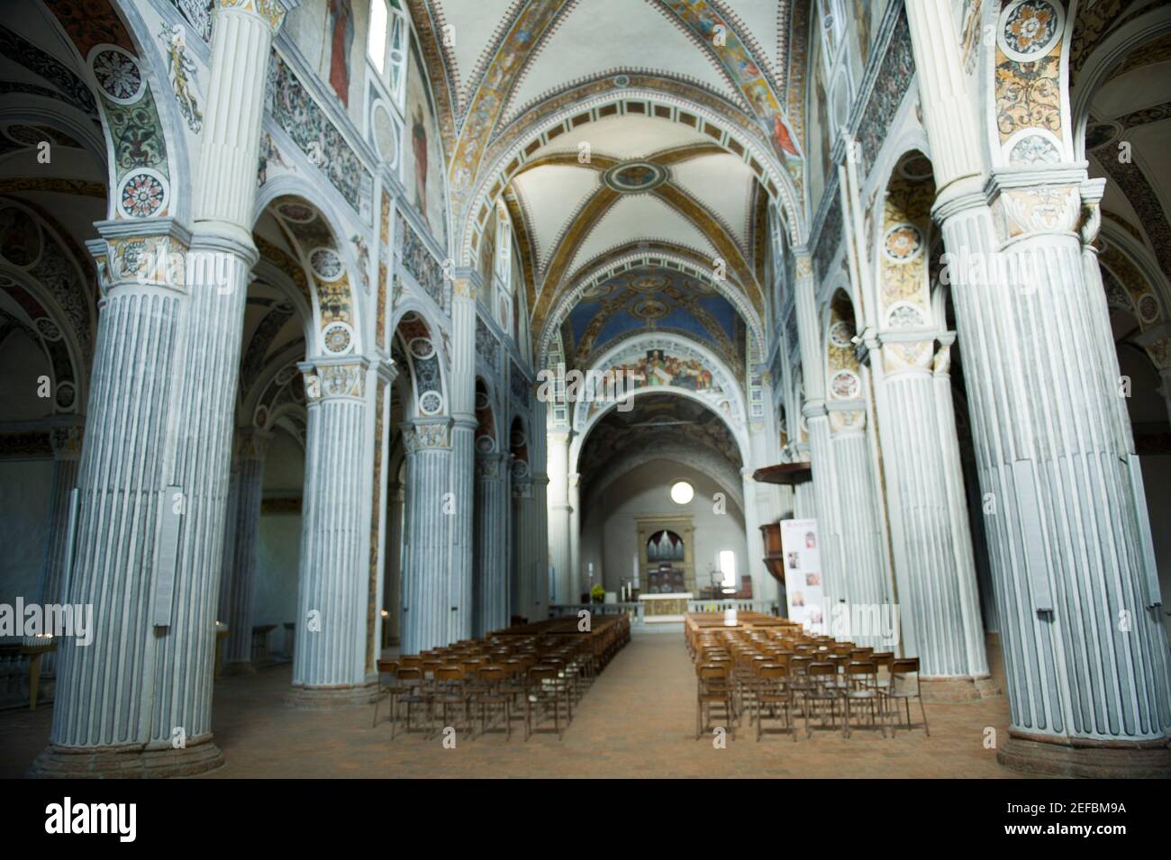 Europe, Italy, Emilia Romagna, Piacenza, Bobbio, the San Colombano Abbey, medieval monument ...