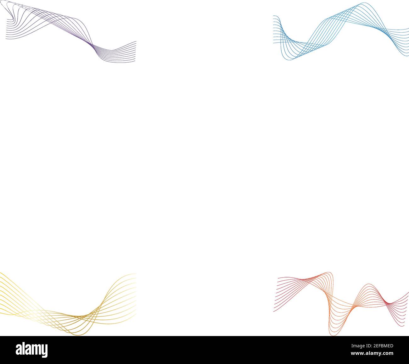 Colorful wave line illustration Stock Vector Image & Art - Alamy