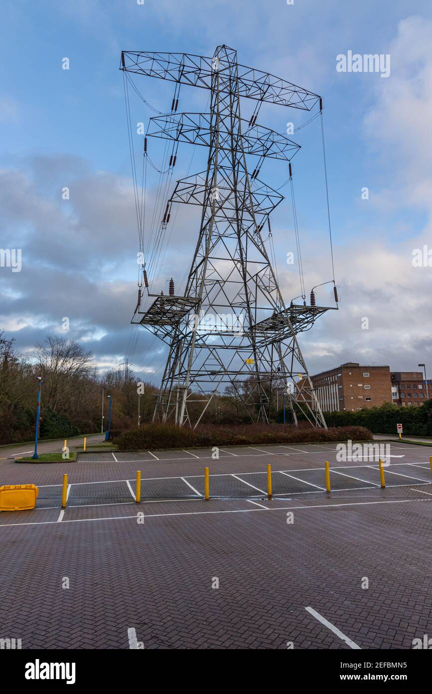 Steel power poles hi-res stock photography and images - Alamy