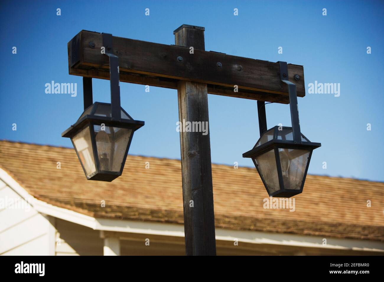 Low angle view of an old fashioned street light Stock Photo - Alamy