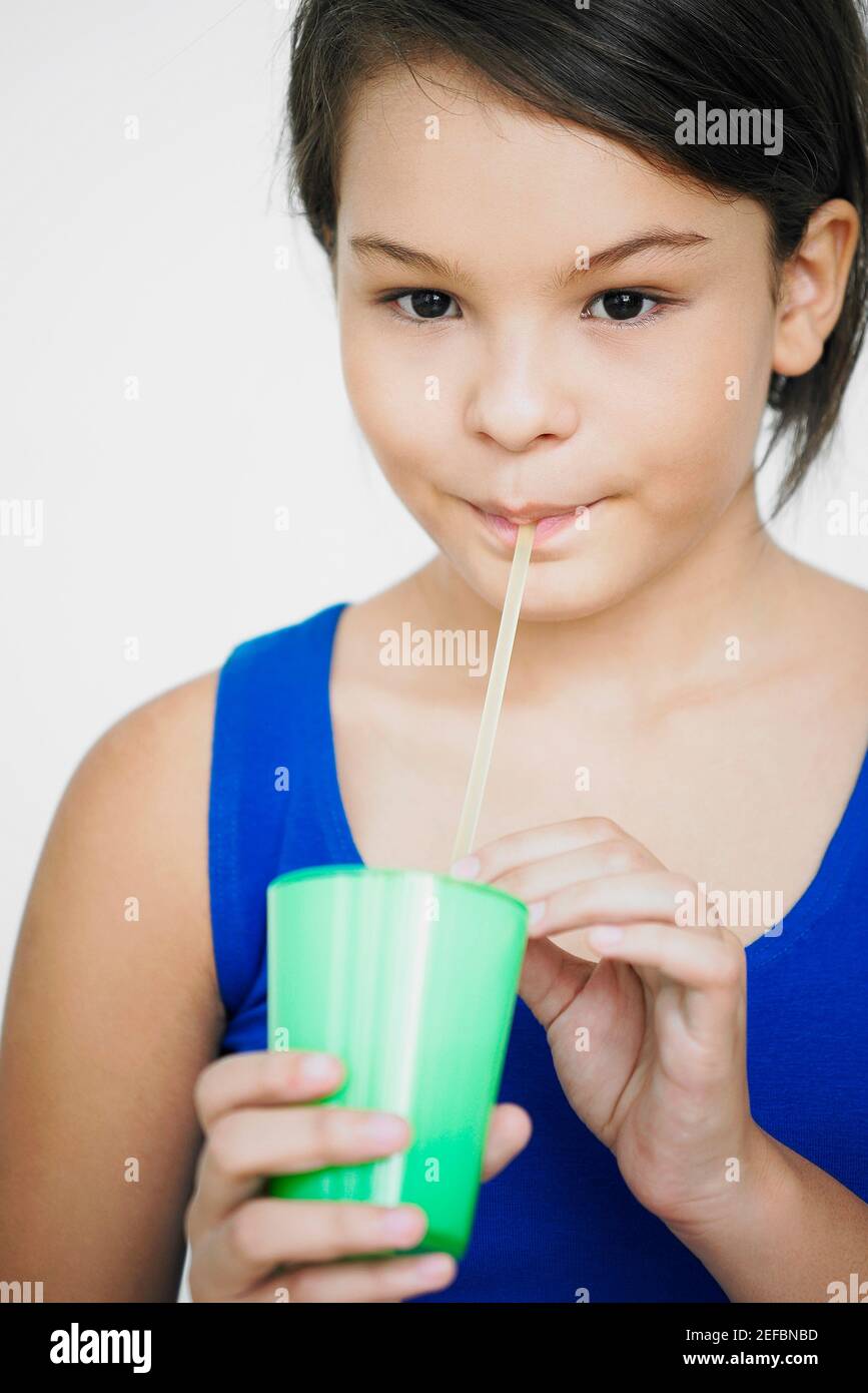 Teenager sipping hi-res stock photography and images - Alamy