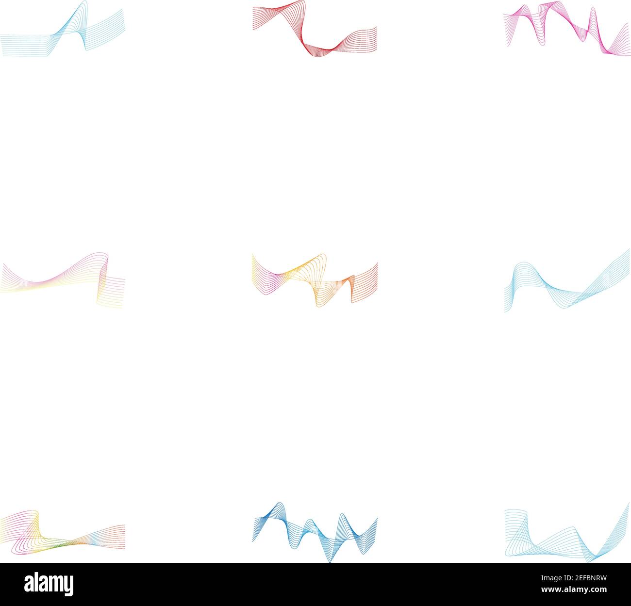 Colorful wave line illustration Stock Vector Image & Art - Alamy