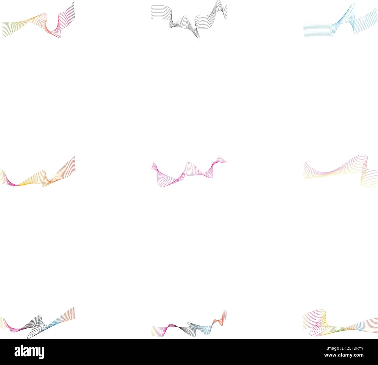 Colorful wave line illustration Stock Vector Image & Art - Alamy