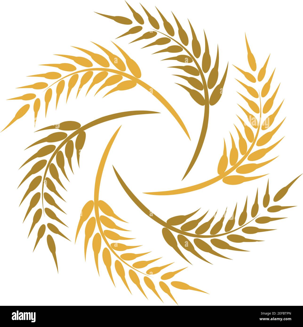 Wheat vector icon illustration Stock Vector Image & Art - Alamy