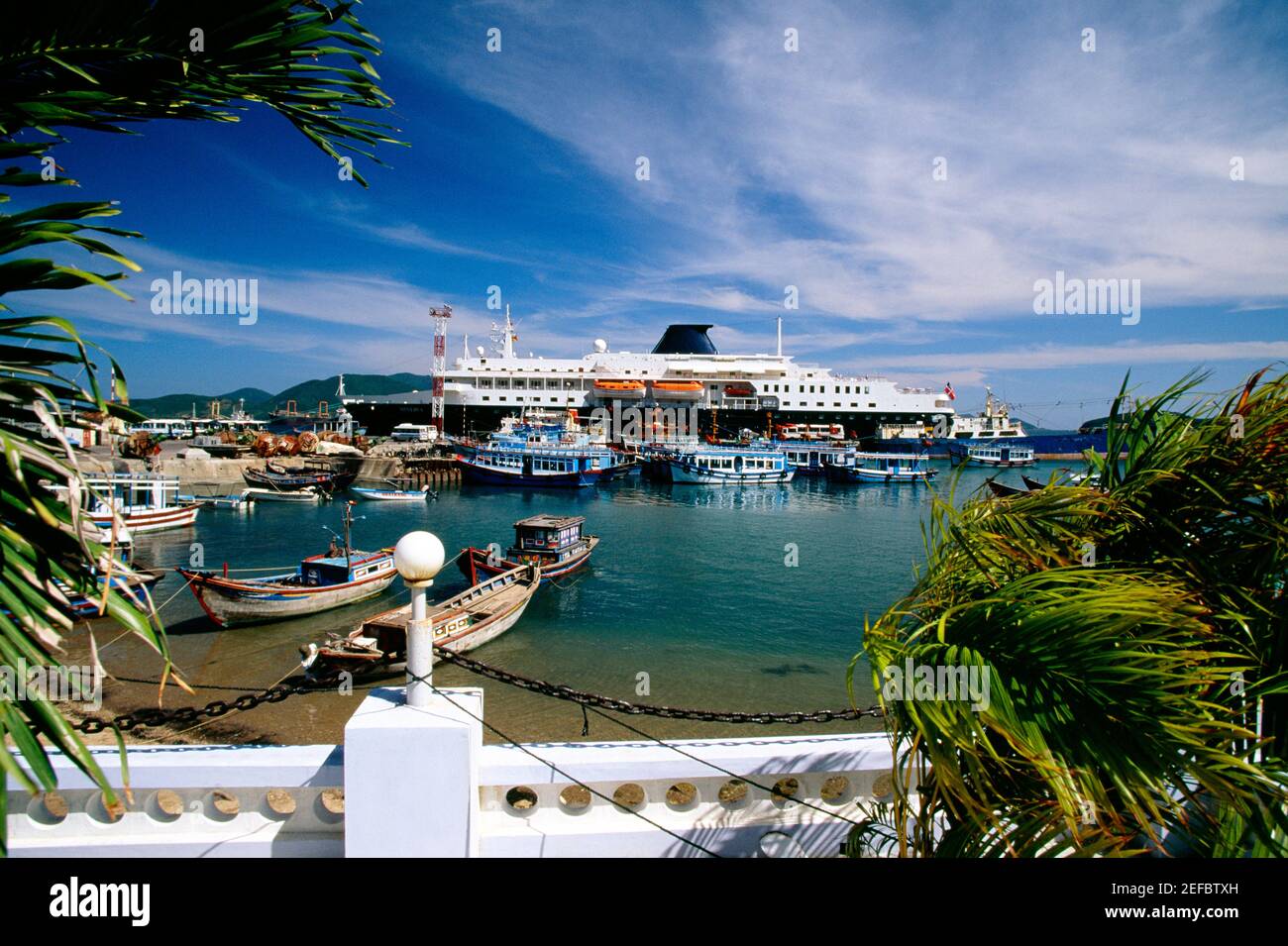 Cruise ship, Port of Nha Trang, Vietnam Stock Photo - Alamy