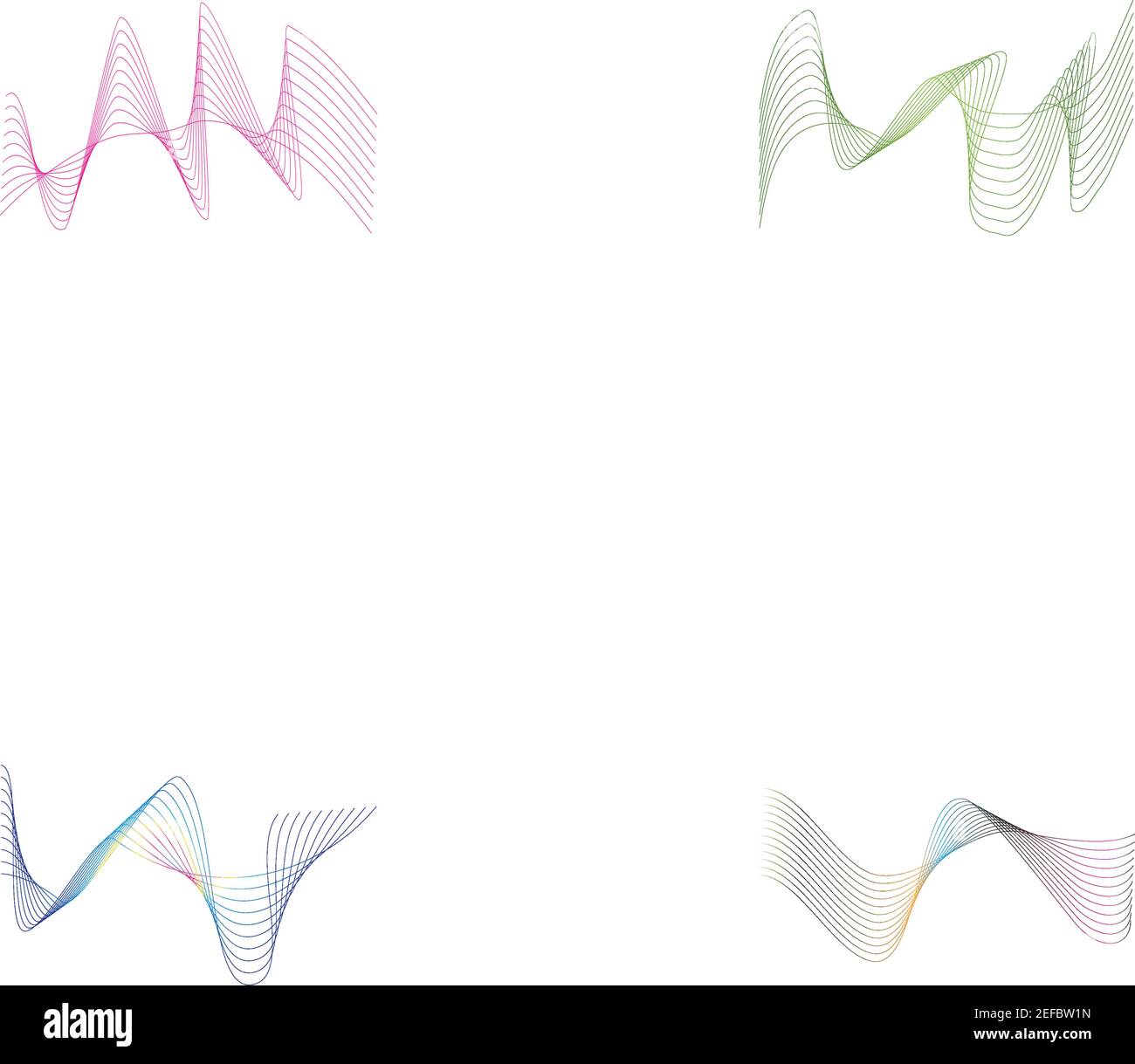 Colorful wave line illustration Stock Vector Image & Art - Alamy