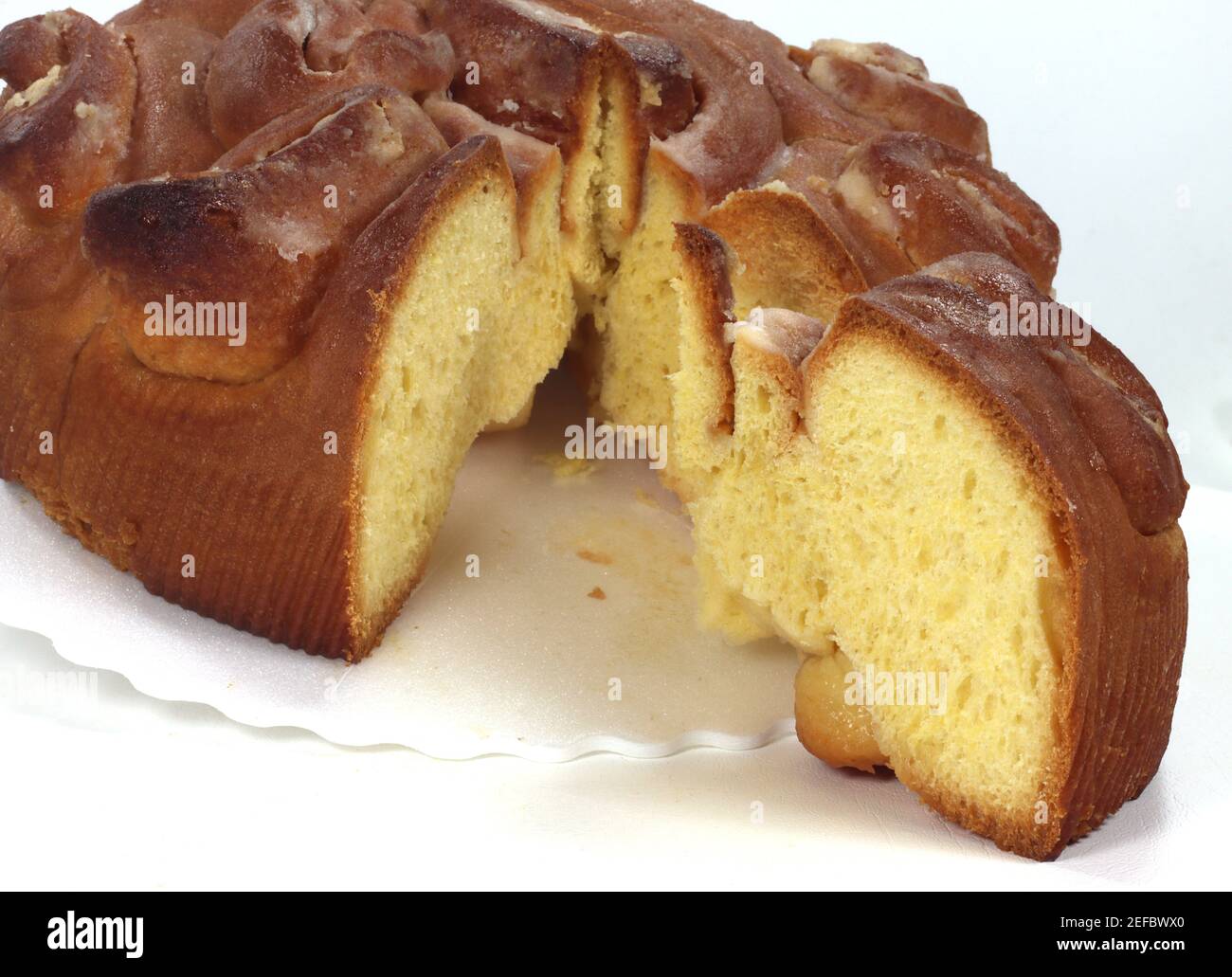 Traditional sweet pastry cake with rose patterns Stock Photo - Alamy