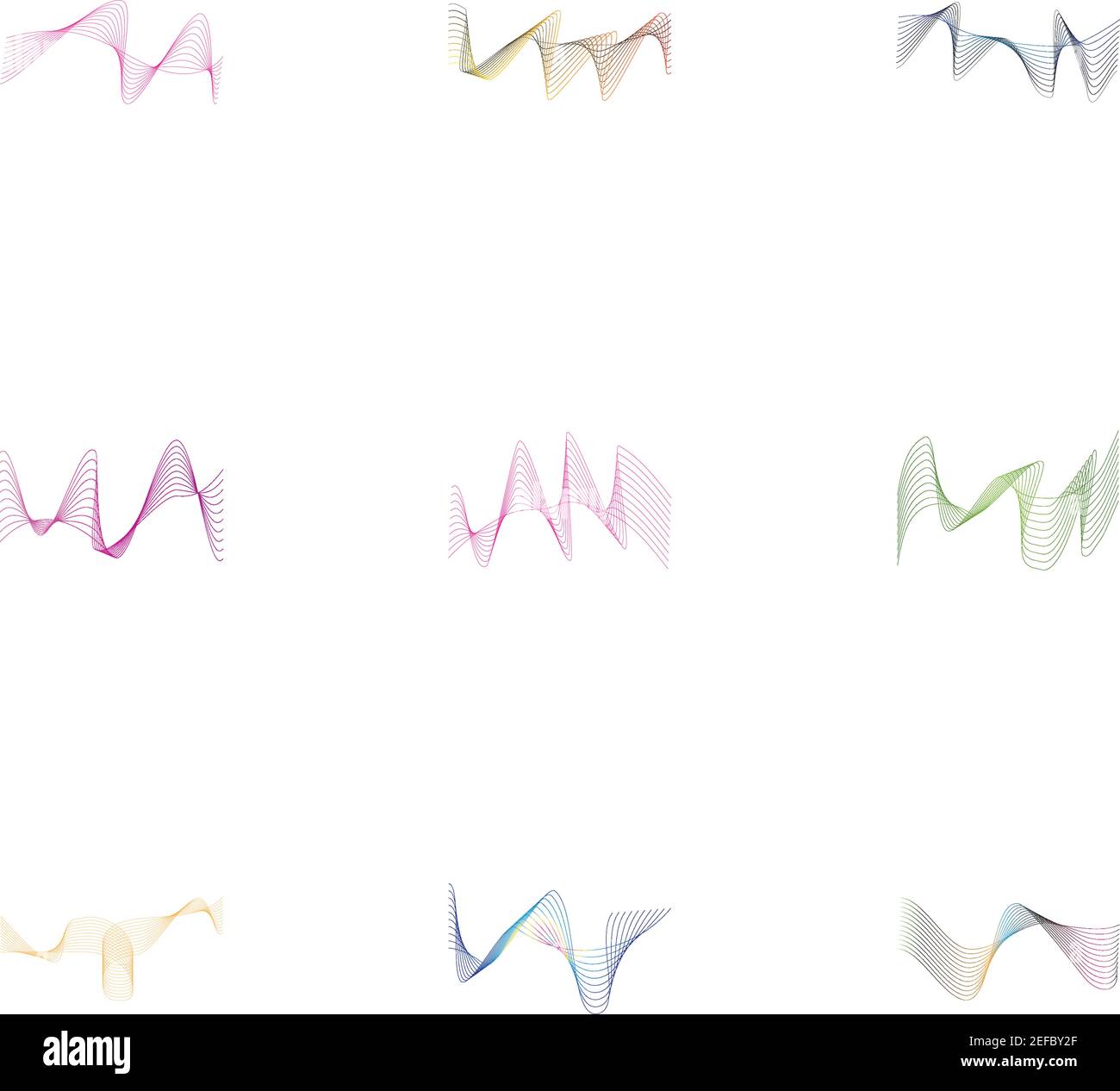 Colorful wave line illustration Stock Vector Image & Art - Alamy