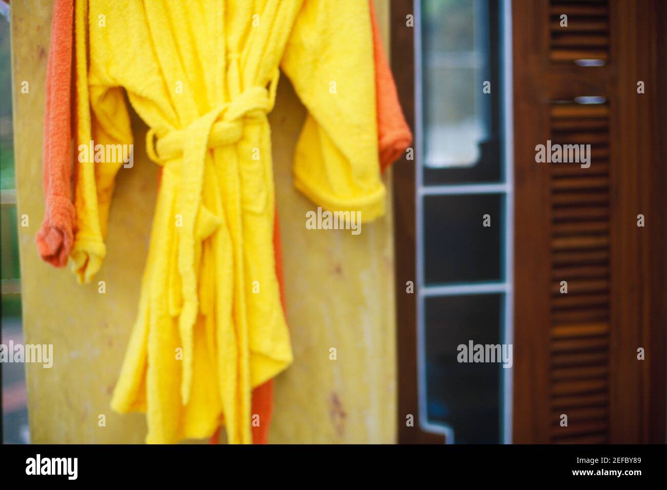 Bathrobes Hanging High Resolution Stock Photography and Images - Alamy