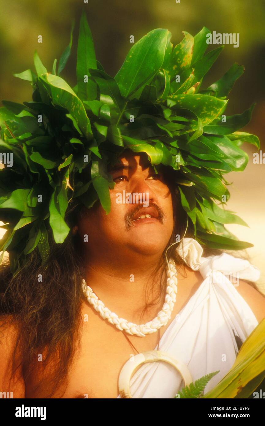 Pacific islander adult male hi-res stock photography and images - Alamy