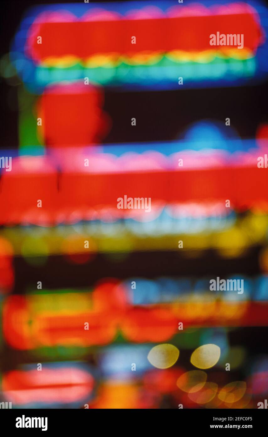 Multi colored neon lights hi-res stock photography and images - Alamy