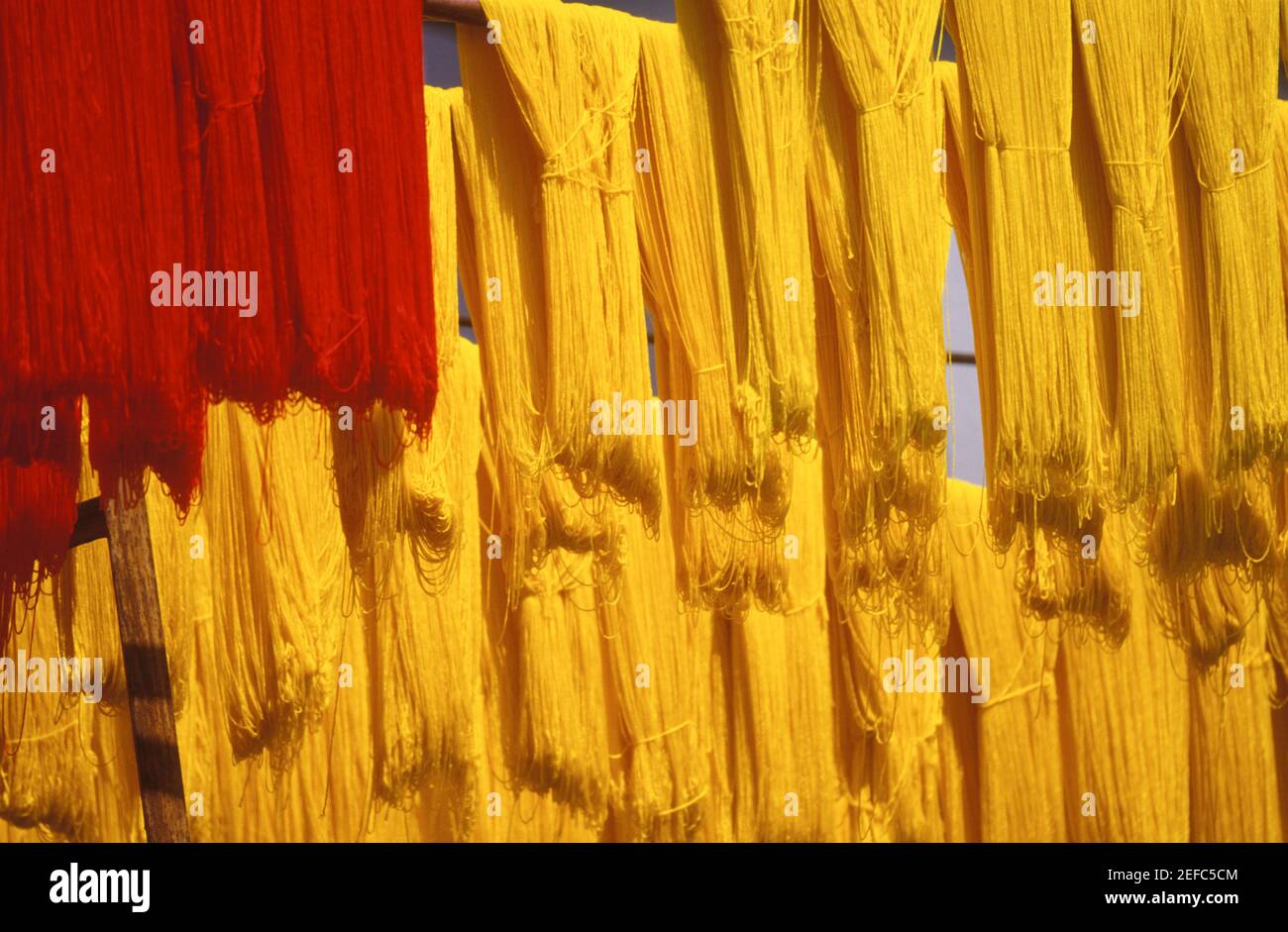 Close-up of wool drying Stock Photo - Alamy