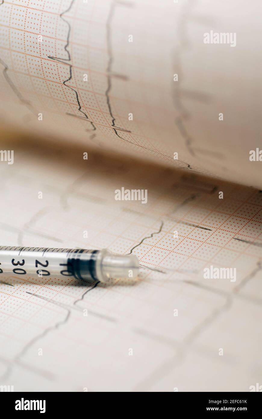 Close-up of an injection on paper Stock Photo - Alamy