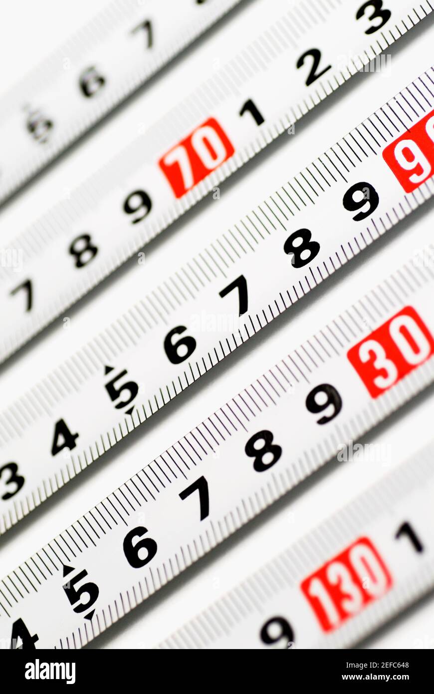 Close-up of a ruler Stock Photo - Alamy
