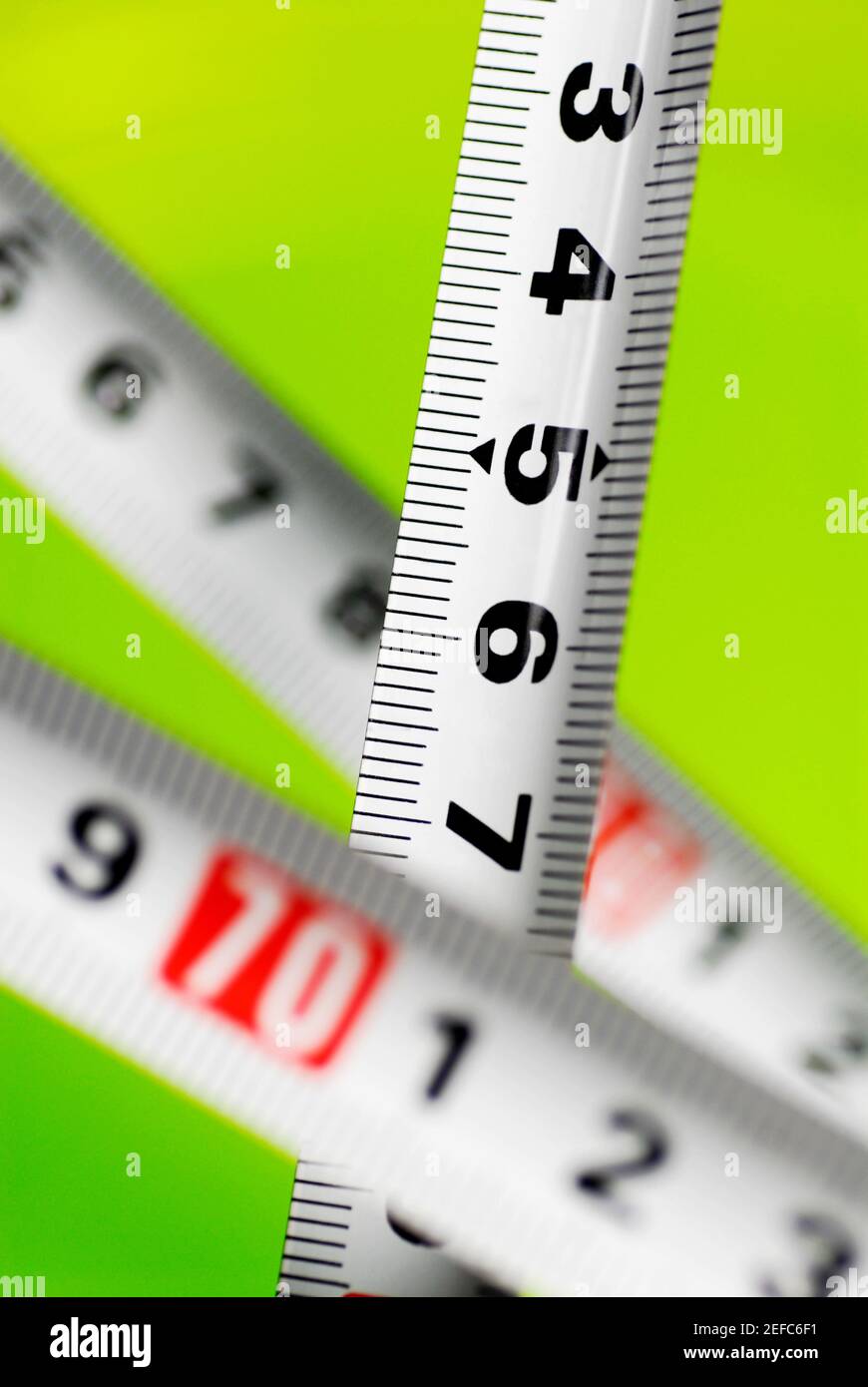 Close up green measuring hi-res stock photography and images - Alamy