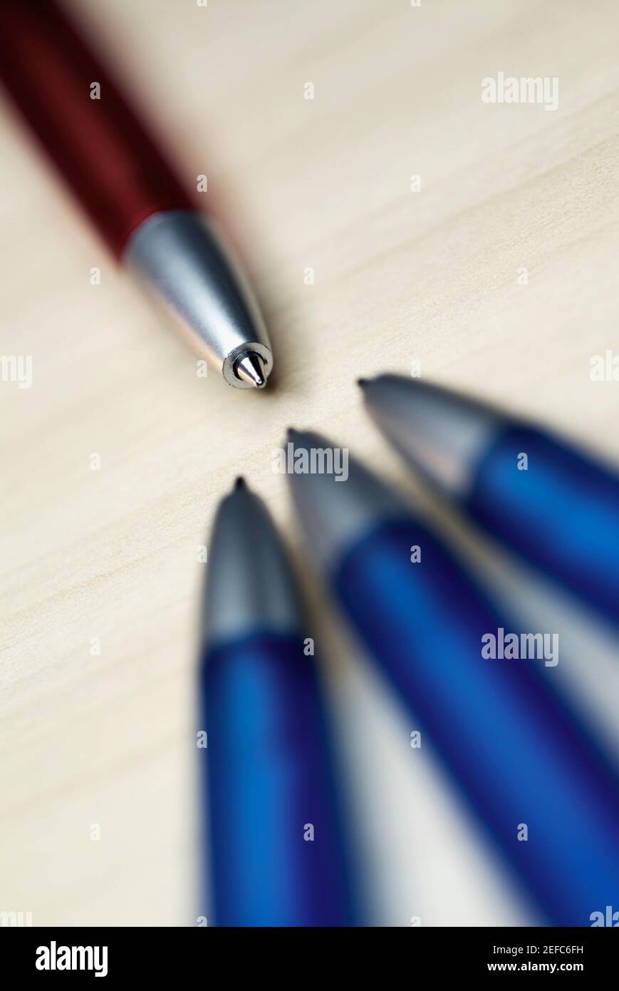 Four pens hi-res stock photography and images - Alamy