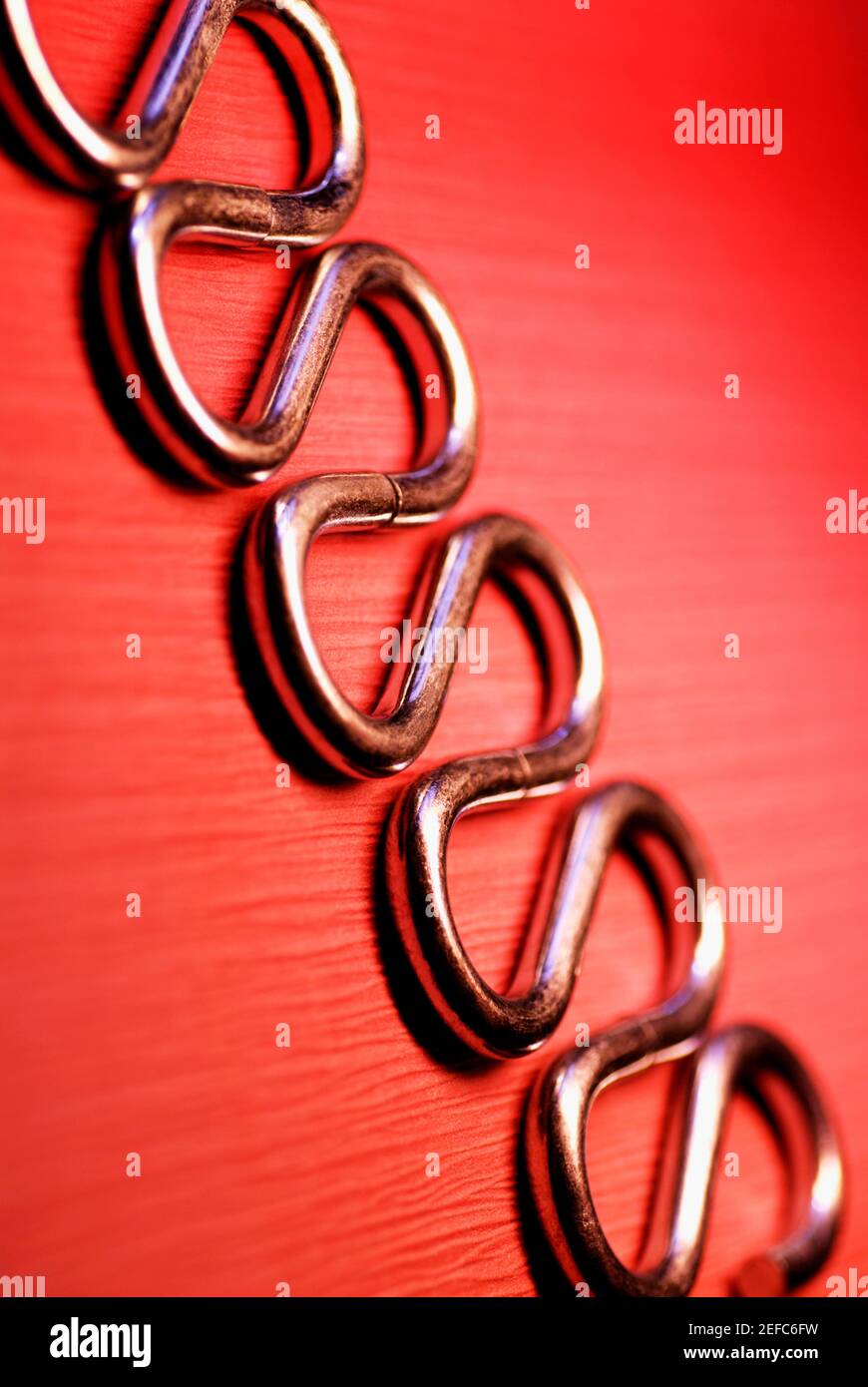 Close-up of curved metal Stock Photo - Alamy