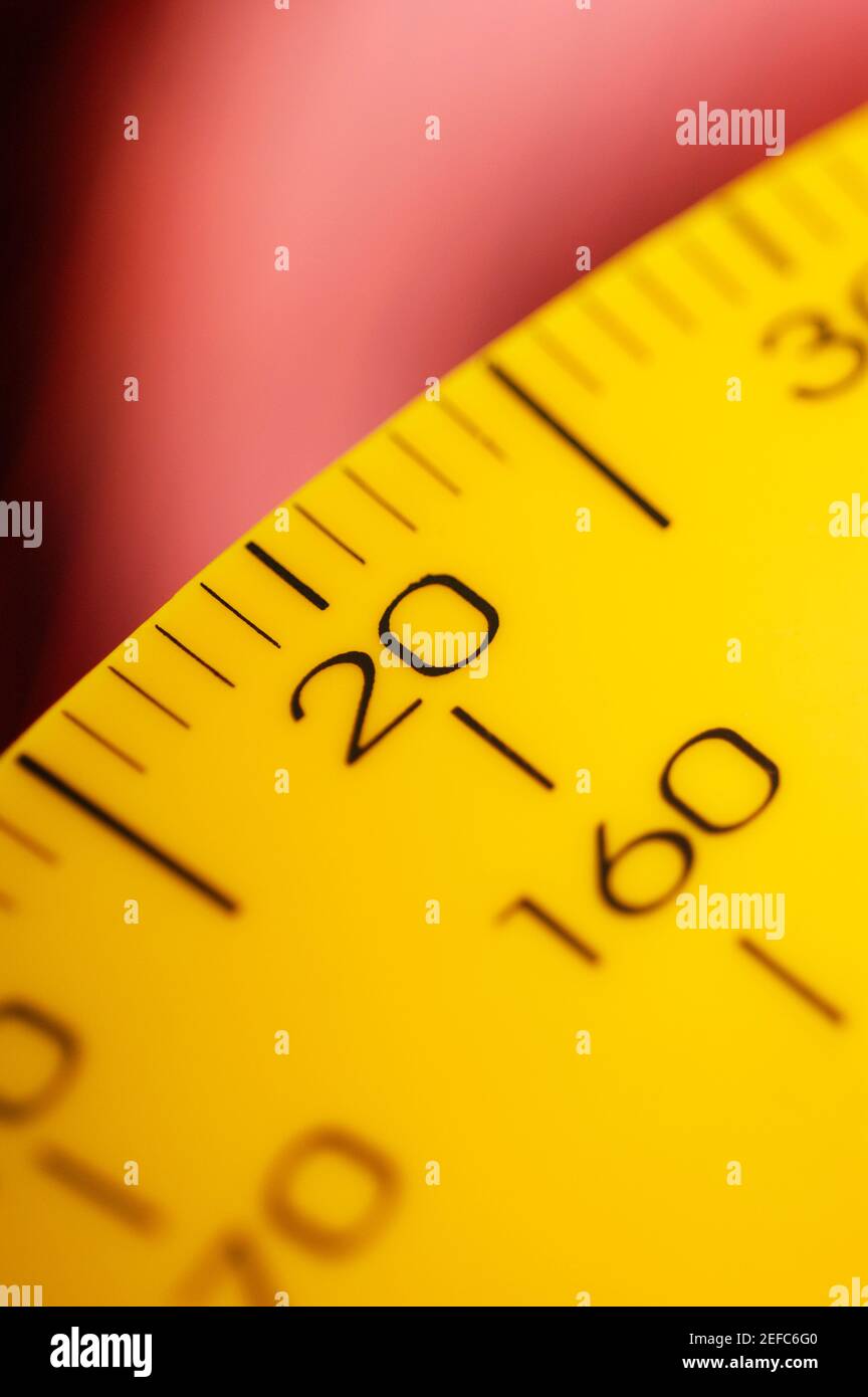 Close-up of a protractor Stock Photo - Alamy