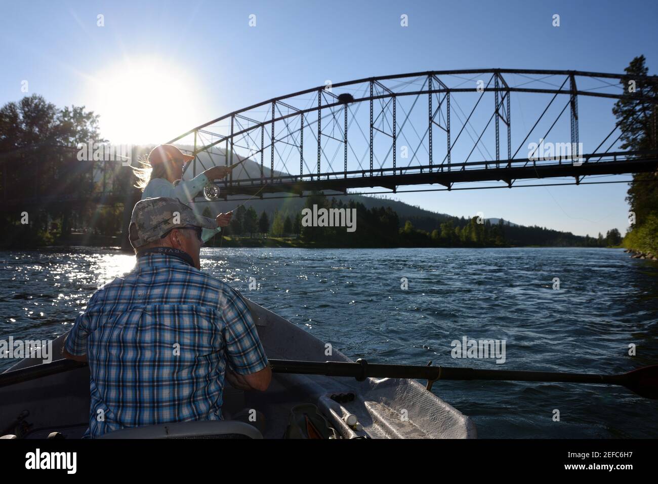 Tim and Joanne Linehan, owners of Linehan Outfitting Company, fly ...