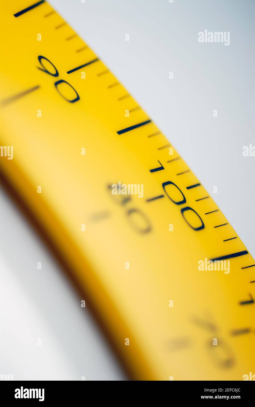 White depth measuring ruler hi-res stock photography and images - Alamy