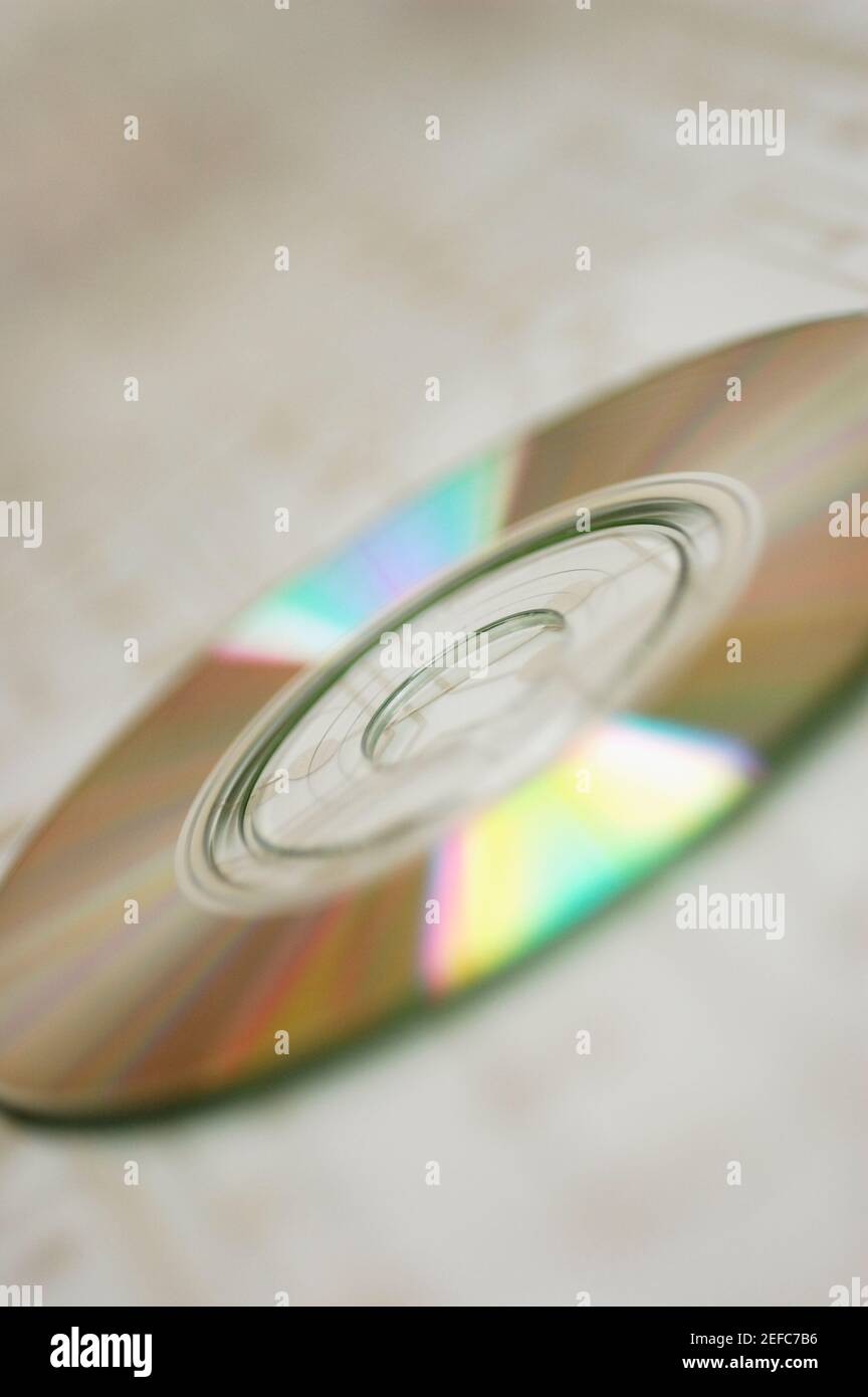 Close-up of a CD Stock Photo - Alamy