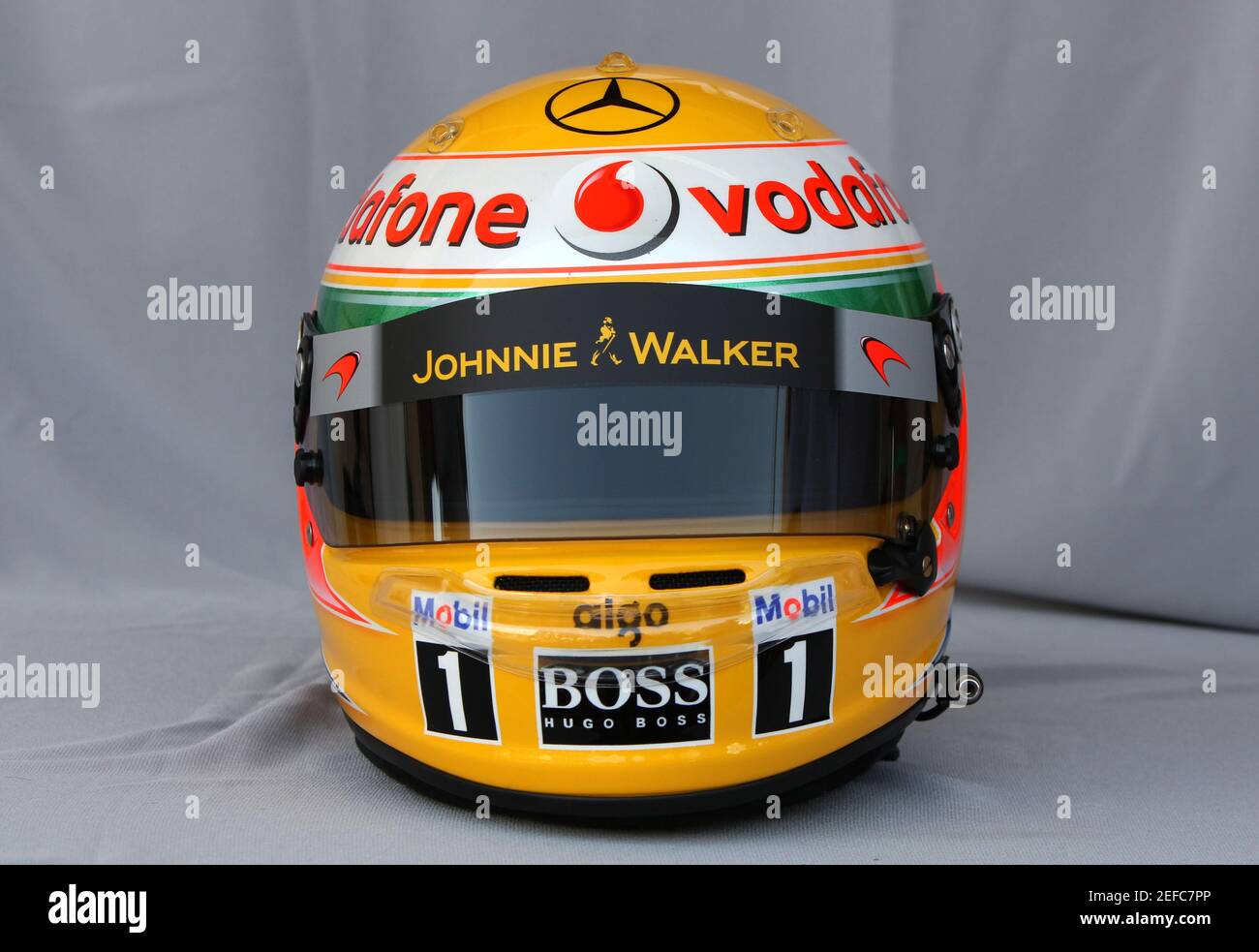The helmet of lewis hamilton hi-res stock photography and images - Alamy