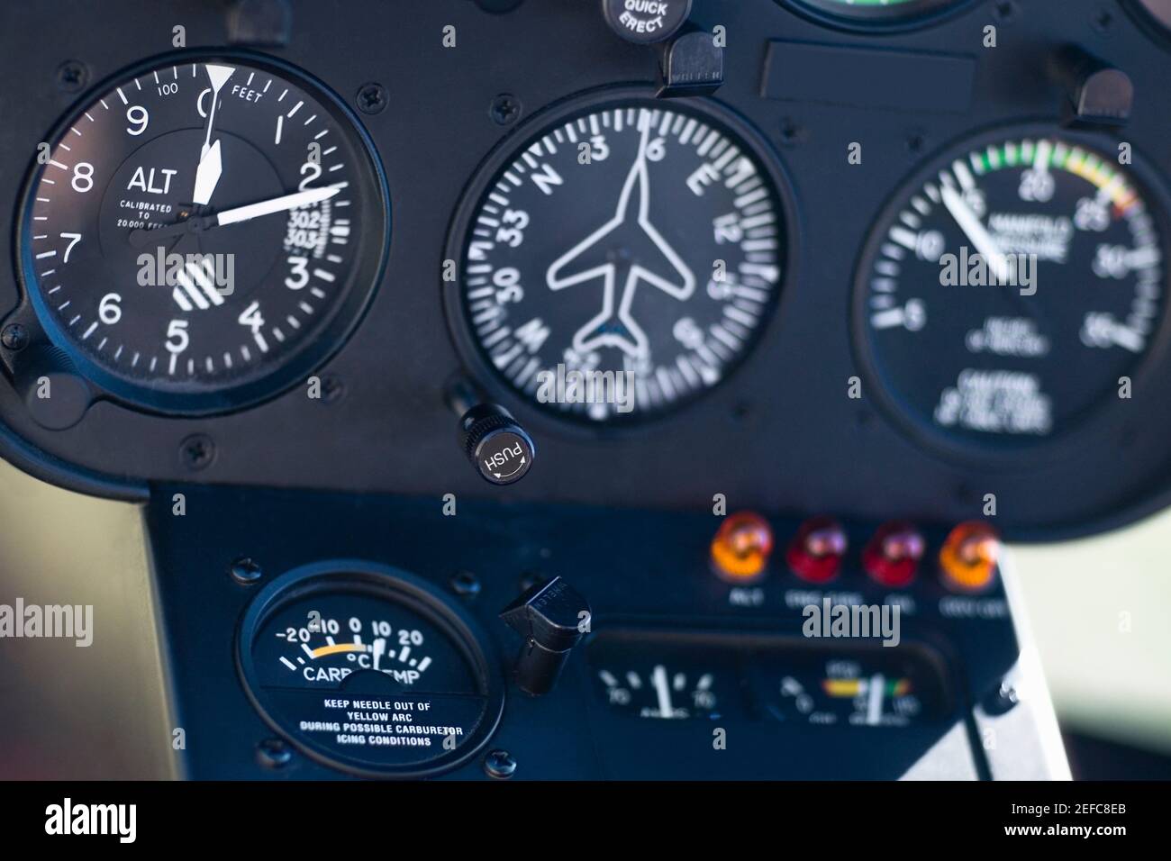 Gauge cockpit airplane hi-res stock photography and images - Alamy