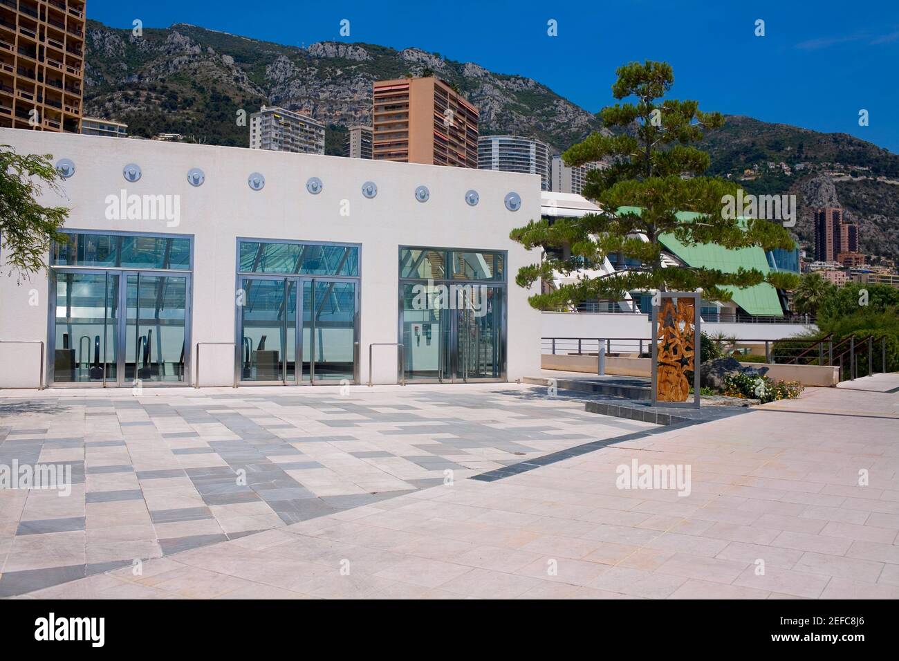 Facade of a building, Monte Carlo, Monaco Stock Photo - Alamy