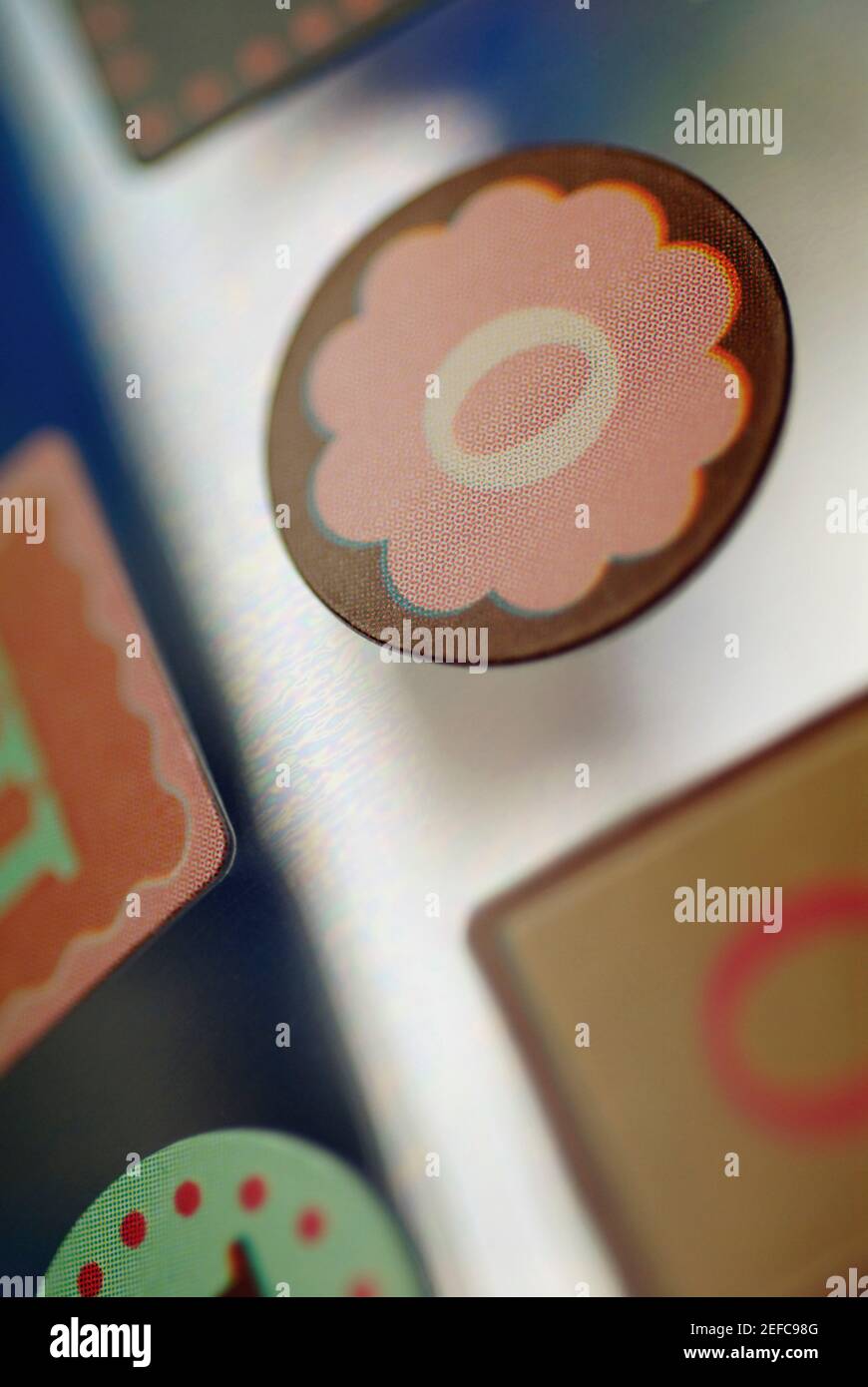 Close up of alphabets decorative cutouts Stock Photo - Alamy