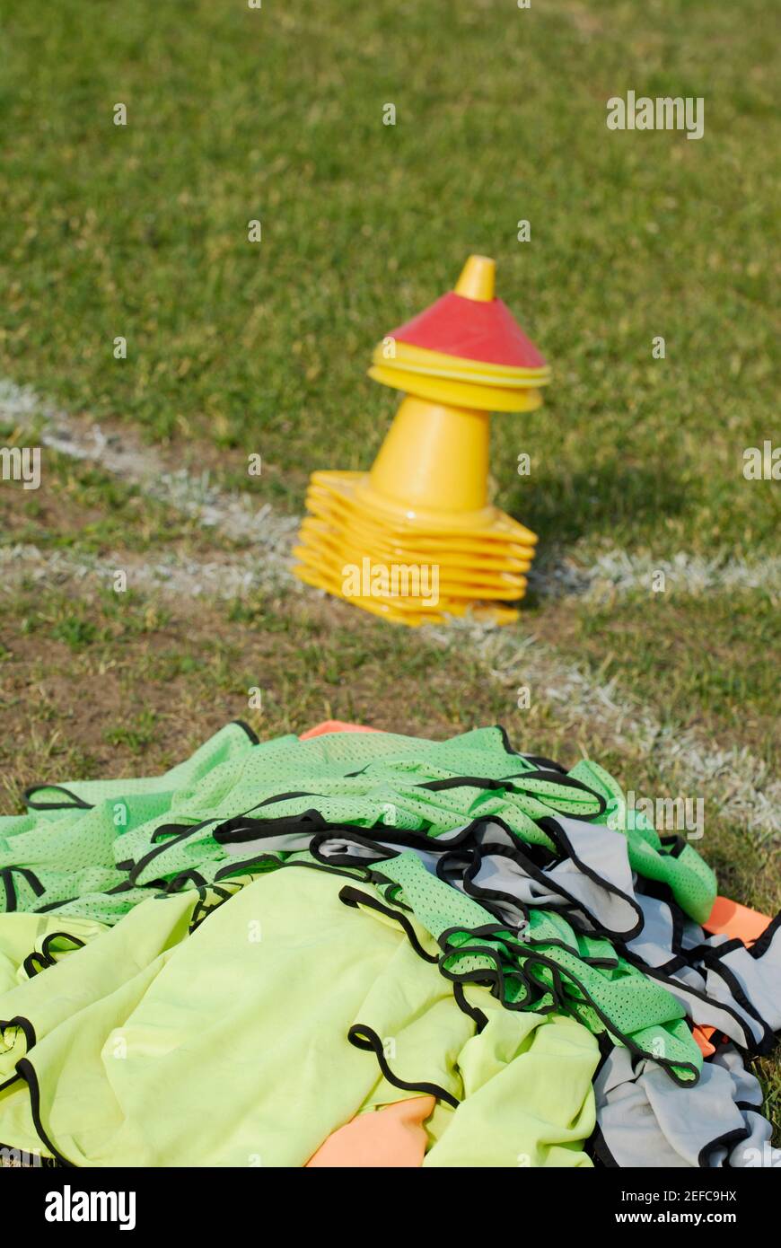 Football cones hi-res stock photography and images - Alamy