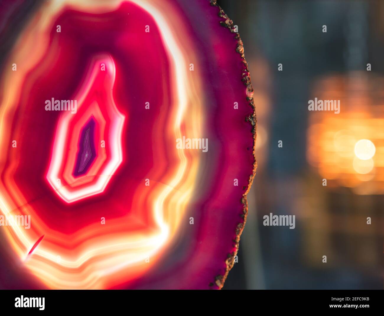 Macro of red agate stone Stock Photo - Alamy