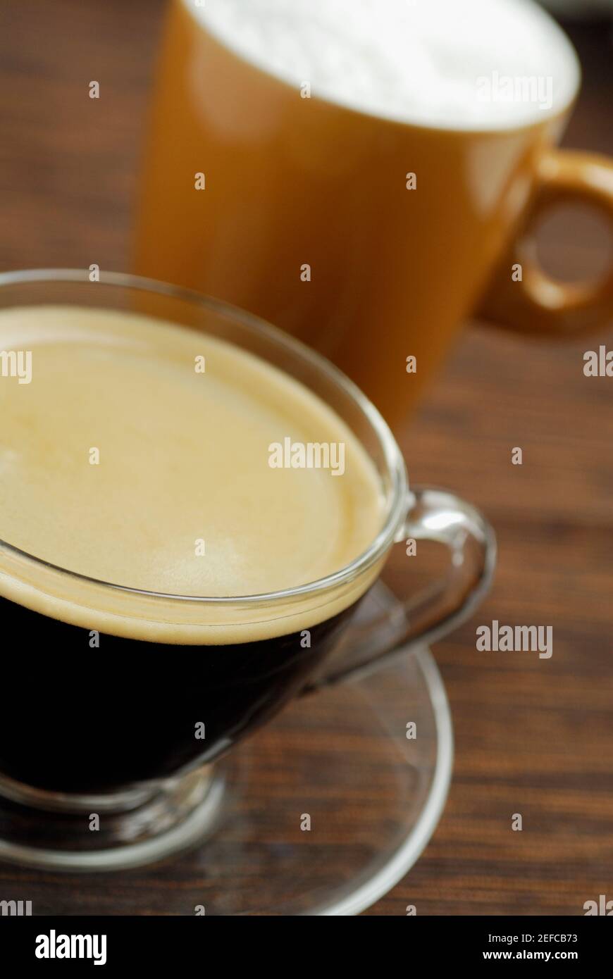 Close-up of a cup of black coffee Stock Photo - Alamy