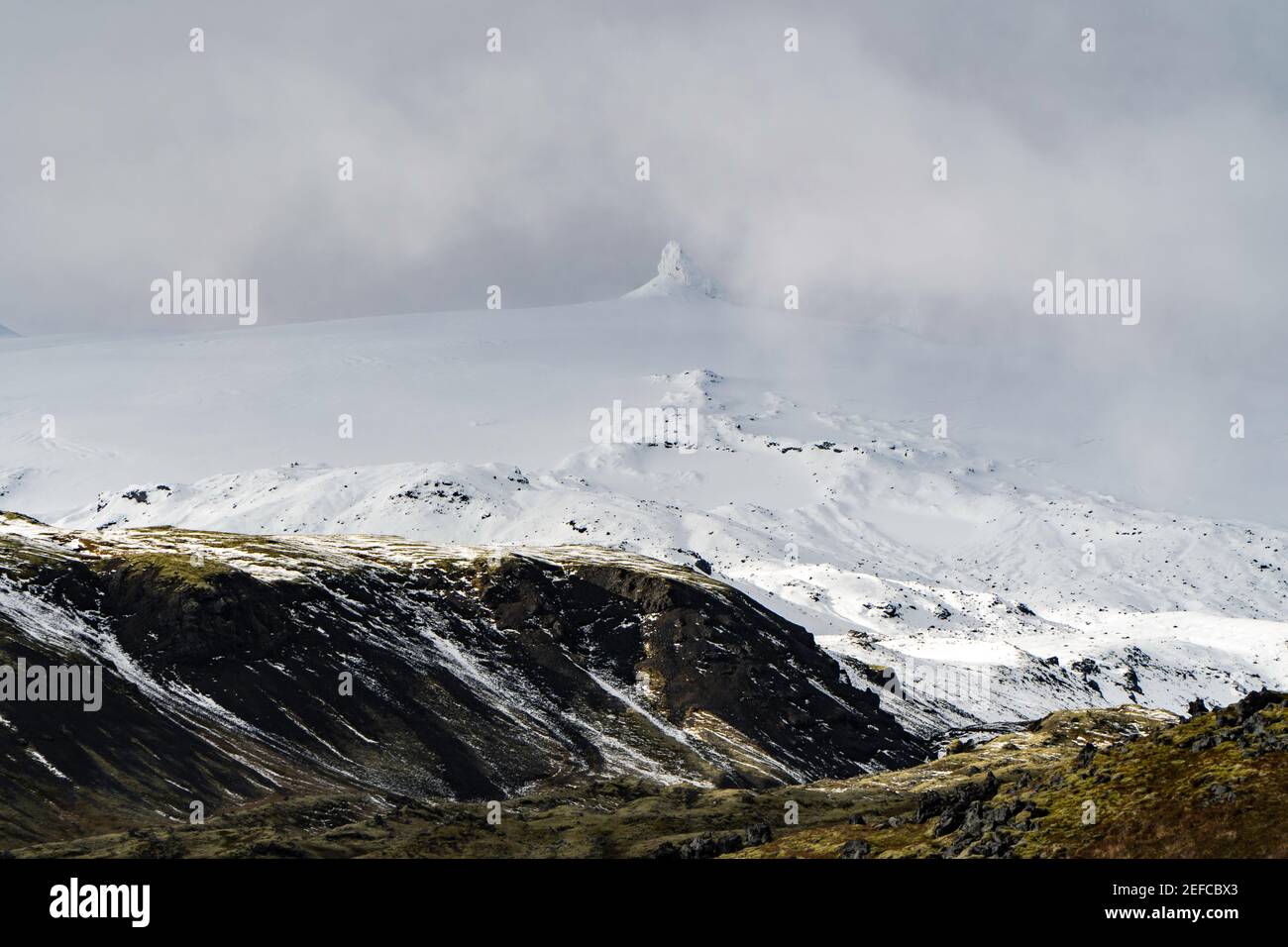 The colours of Iceland. Shot while hiking up Snaefellsjokull volcano in ...