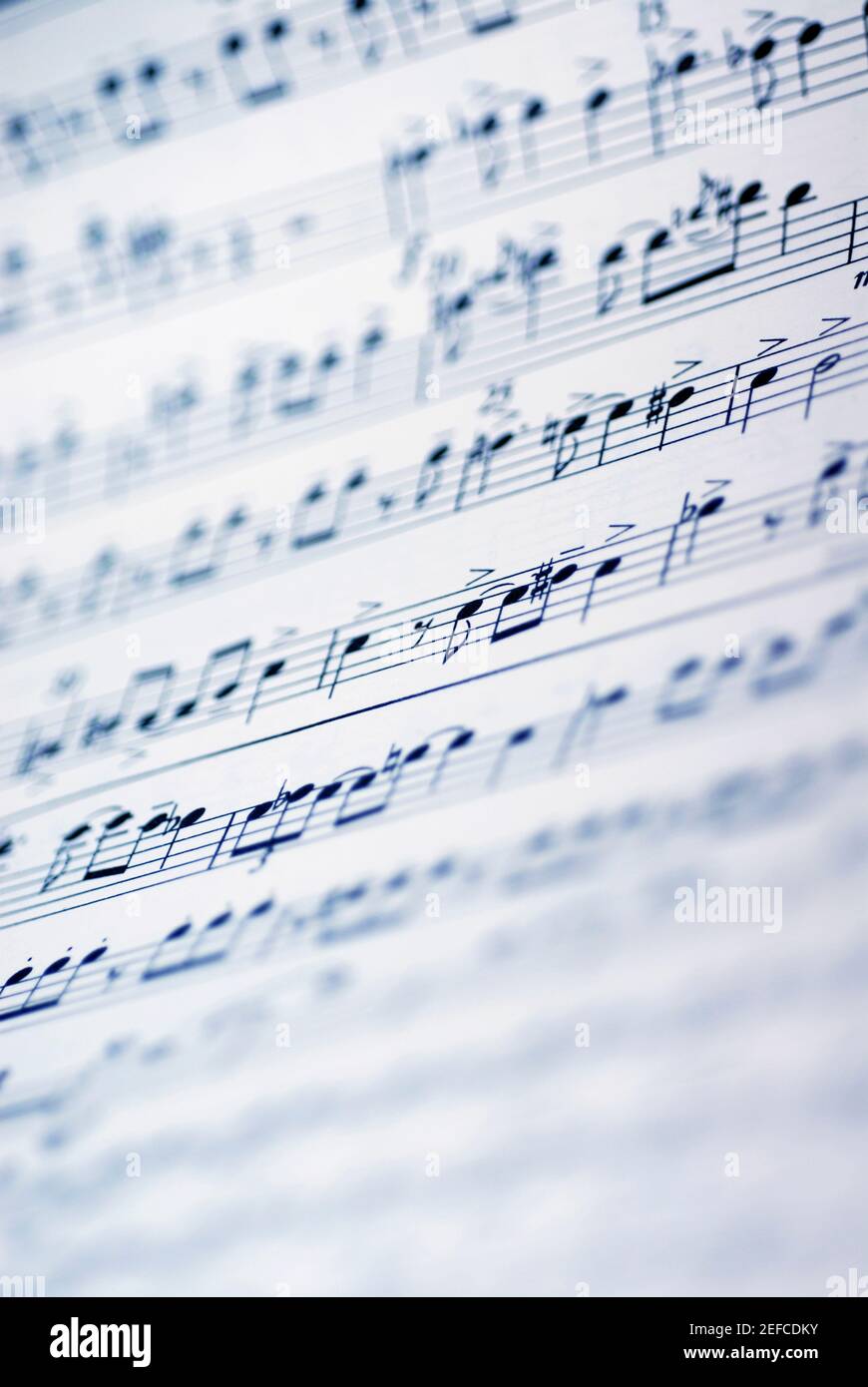 Close-up of sheet music Stock Photo - Alamy