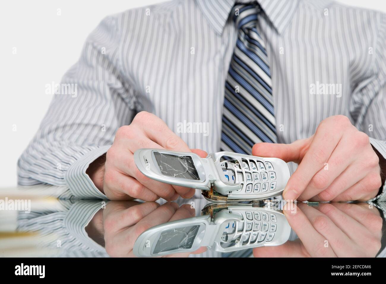 Broken office phone hi-res stock photography and images - Alamy