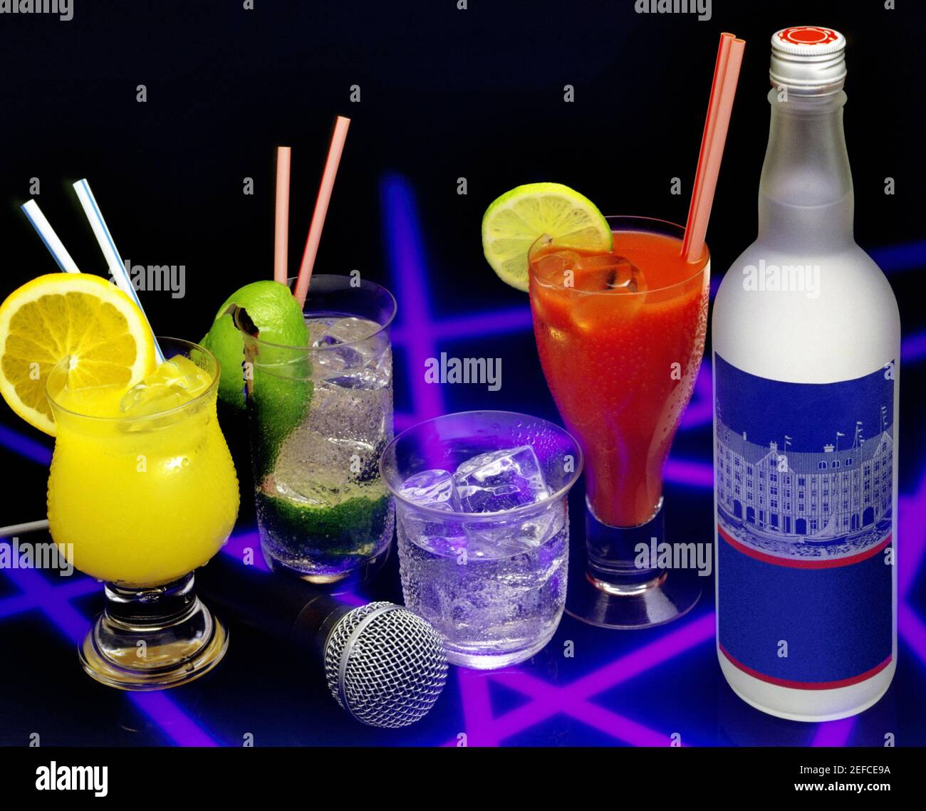 Assorted drinks table hi-res stock photography and images - Alamy