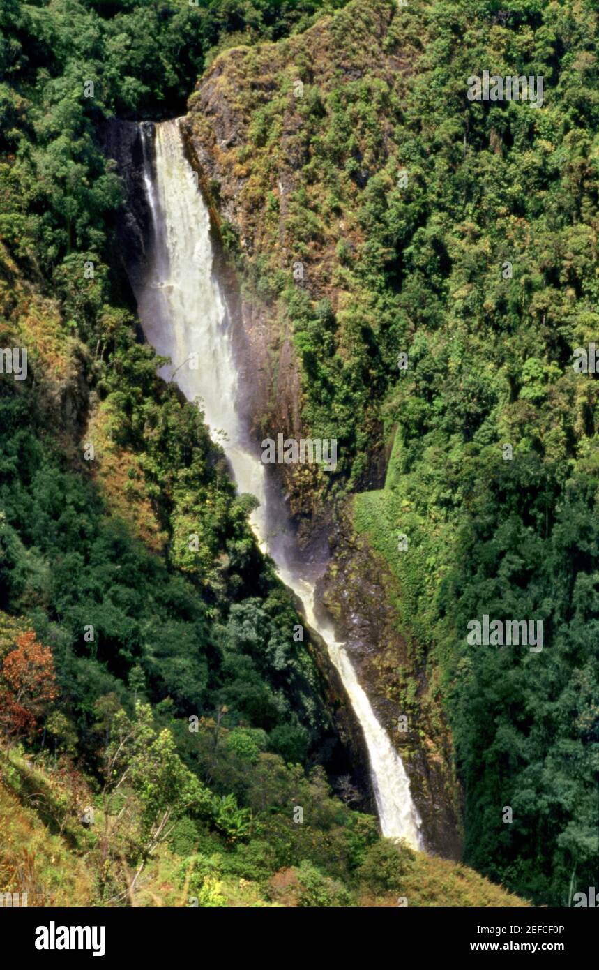 Aerial view of a waterfall Stock Photo - Alamy