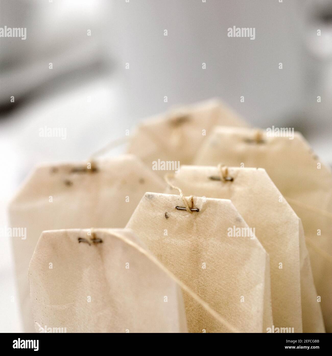 Row teabags hi-res stock photography and images - Alamy