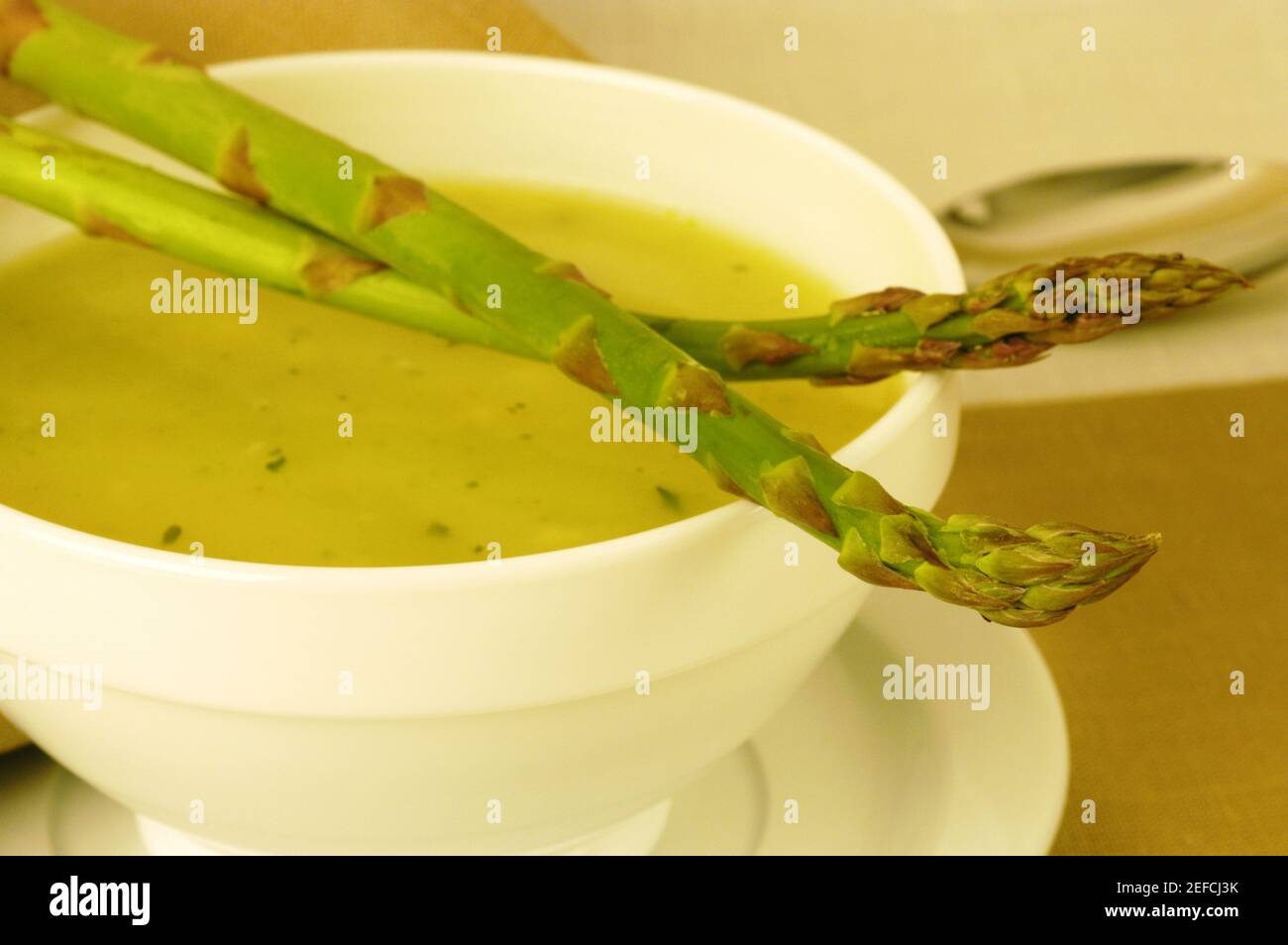 Close-up of a bowl of vegetable soup Stock Photo - Alamy