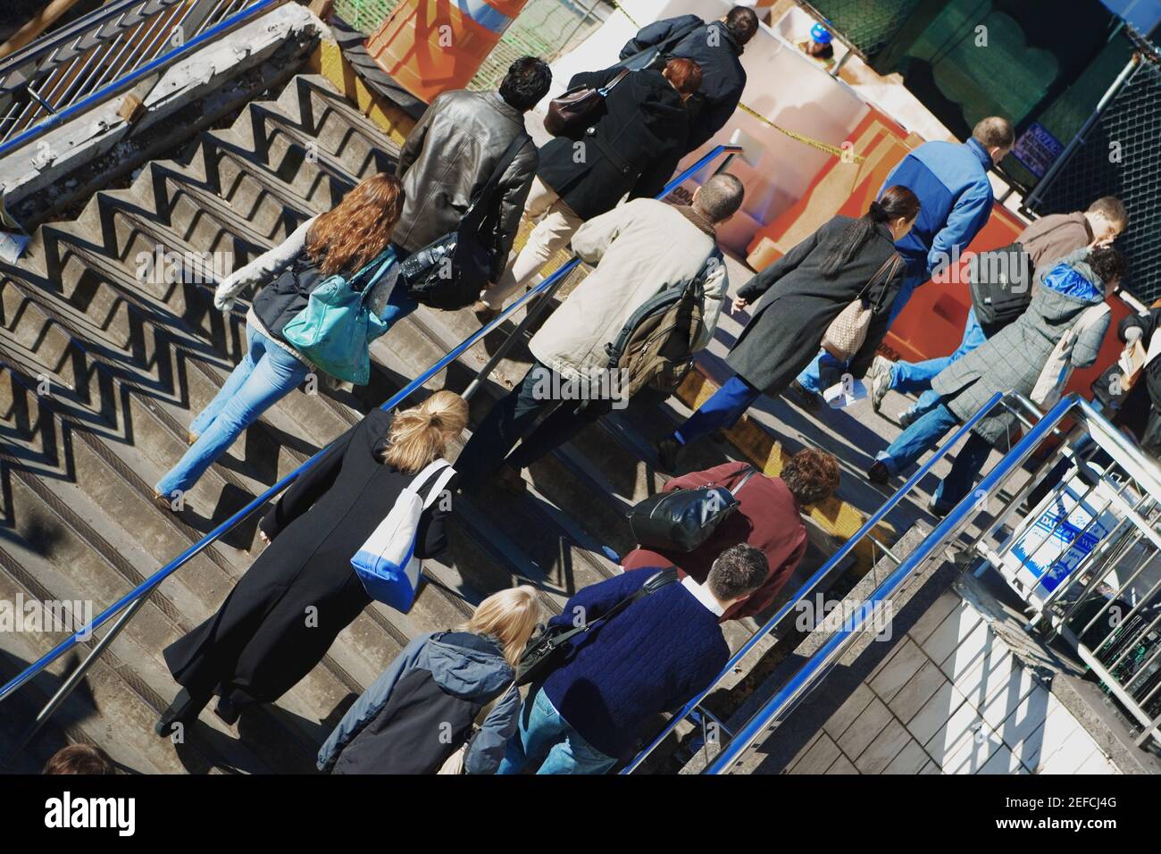 Group up stairs hi-res stock photography and images - Alamy