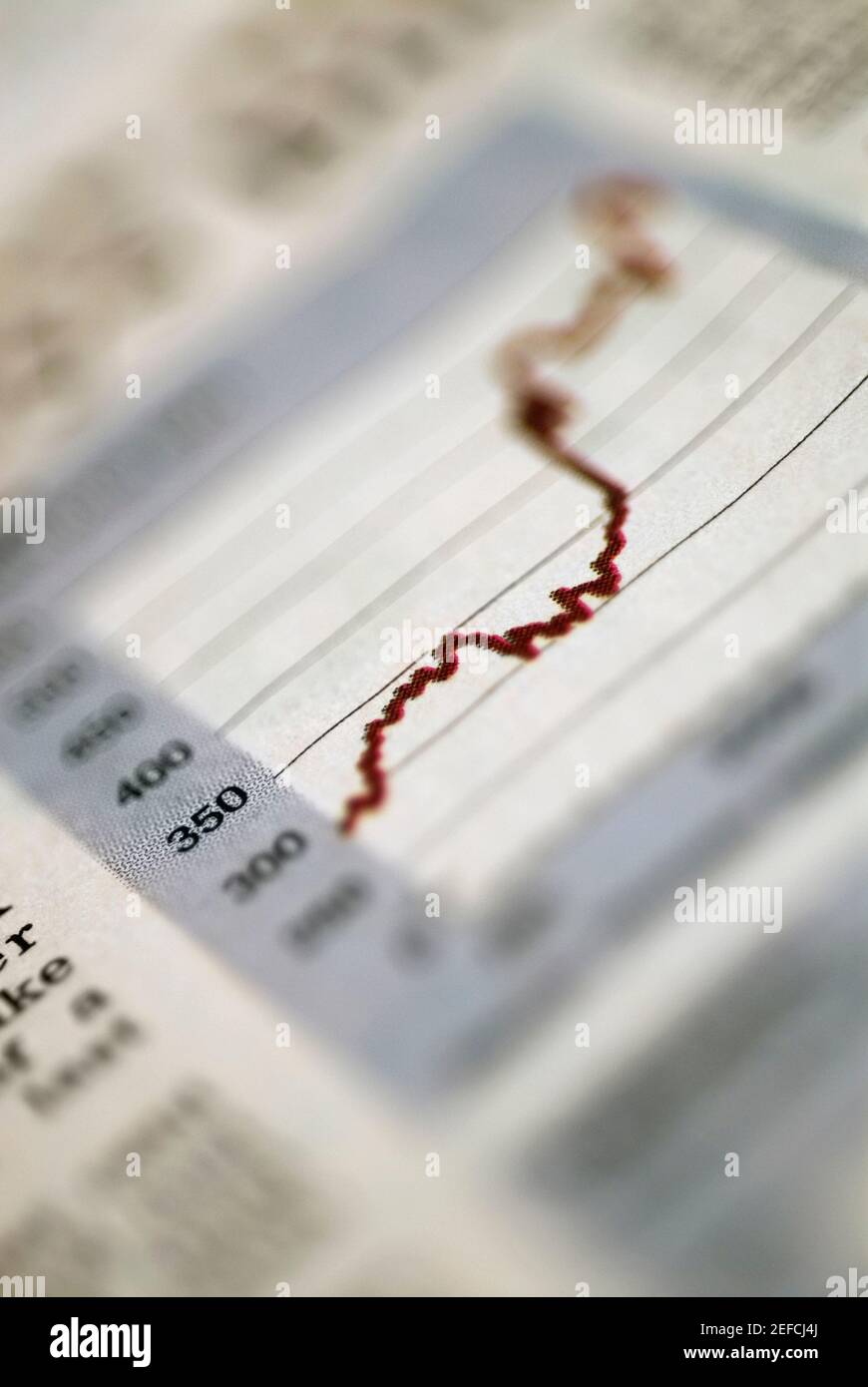 Graph chart newspaper hi-res stock photography and images - Alamy