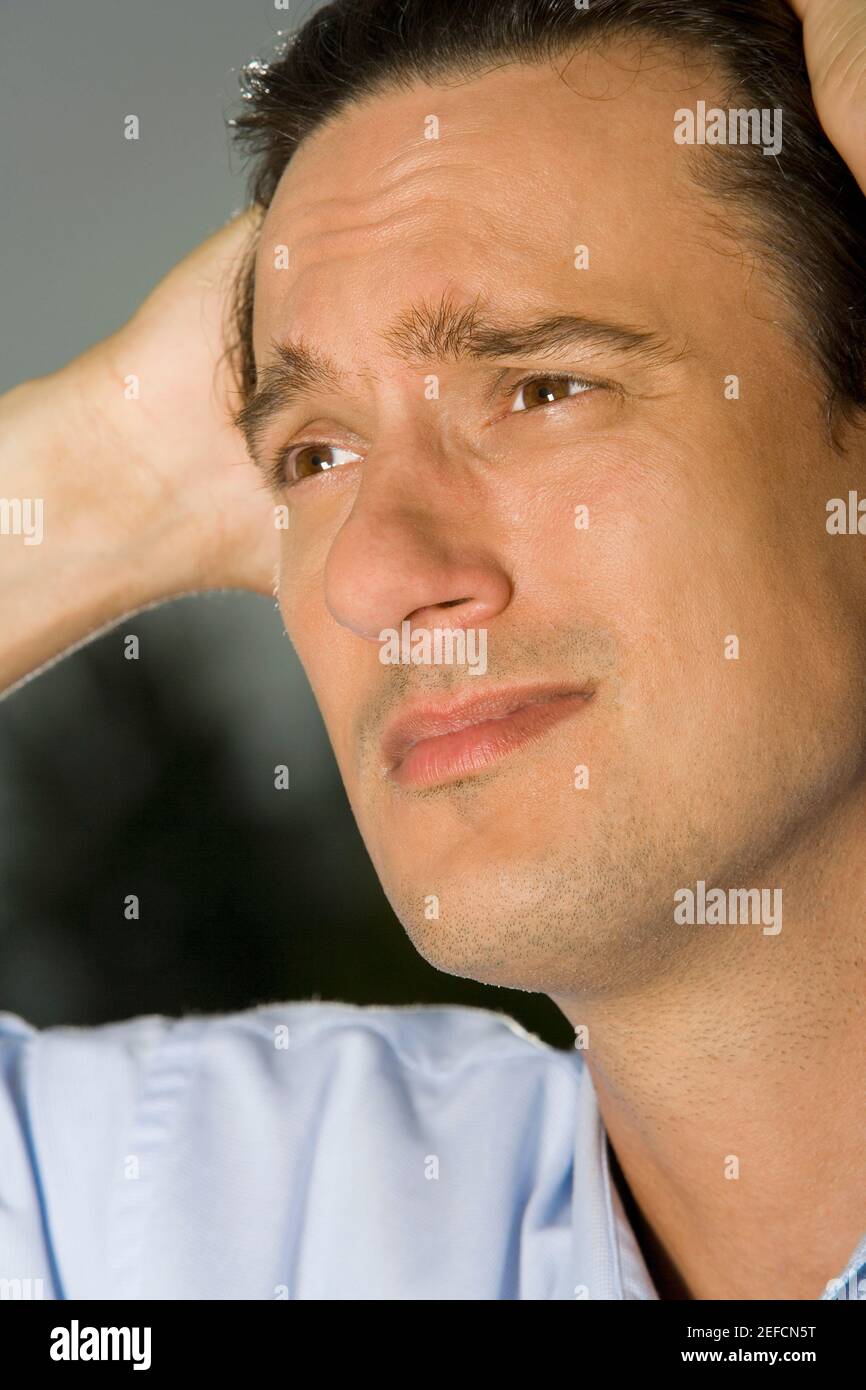 Adult worried hi-res stock photography and images - Alamy