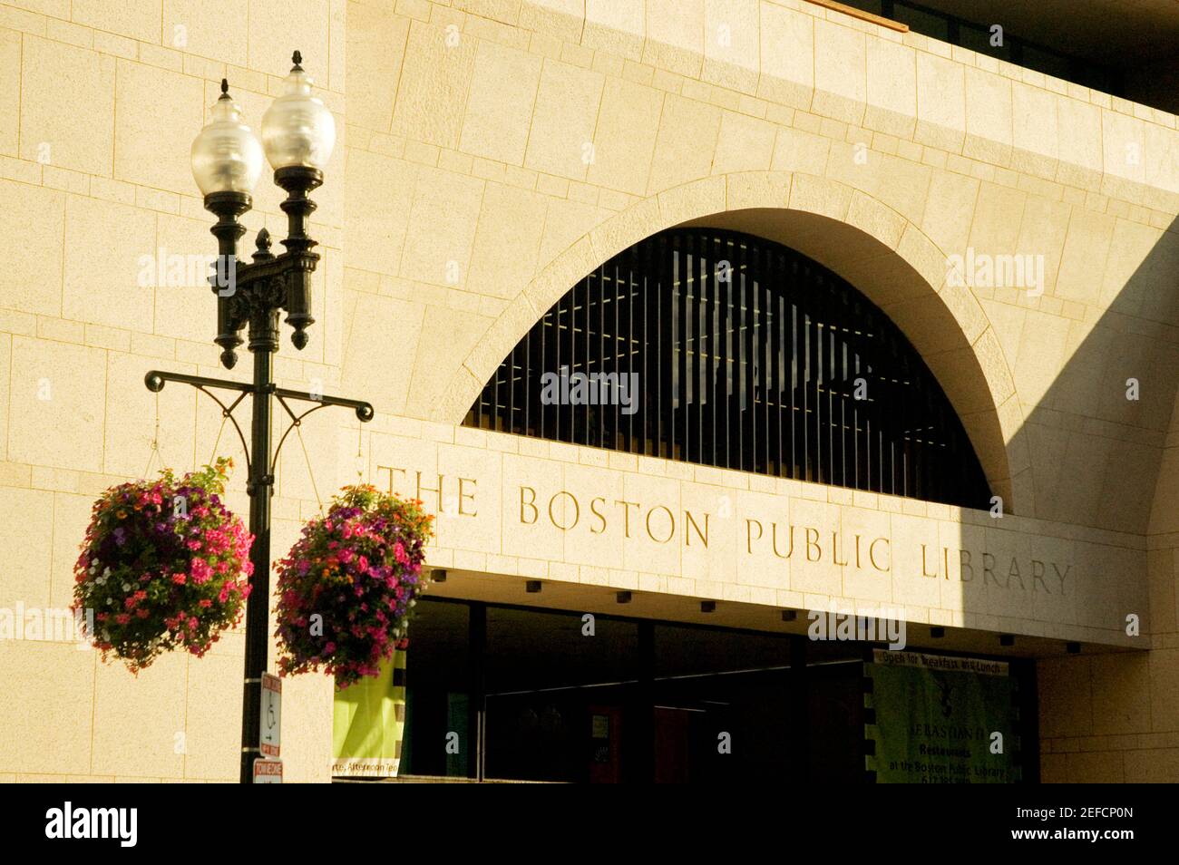 Boston public library facade hi-res stock photography and images - Alamy
