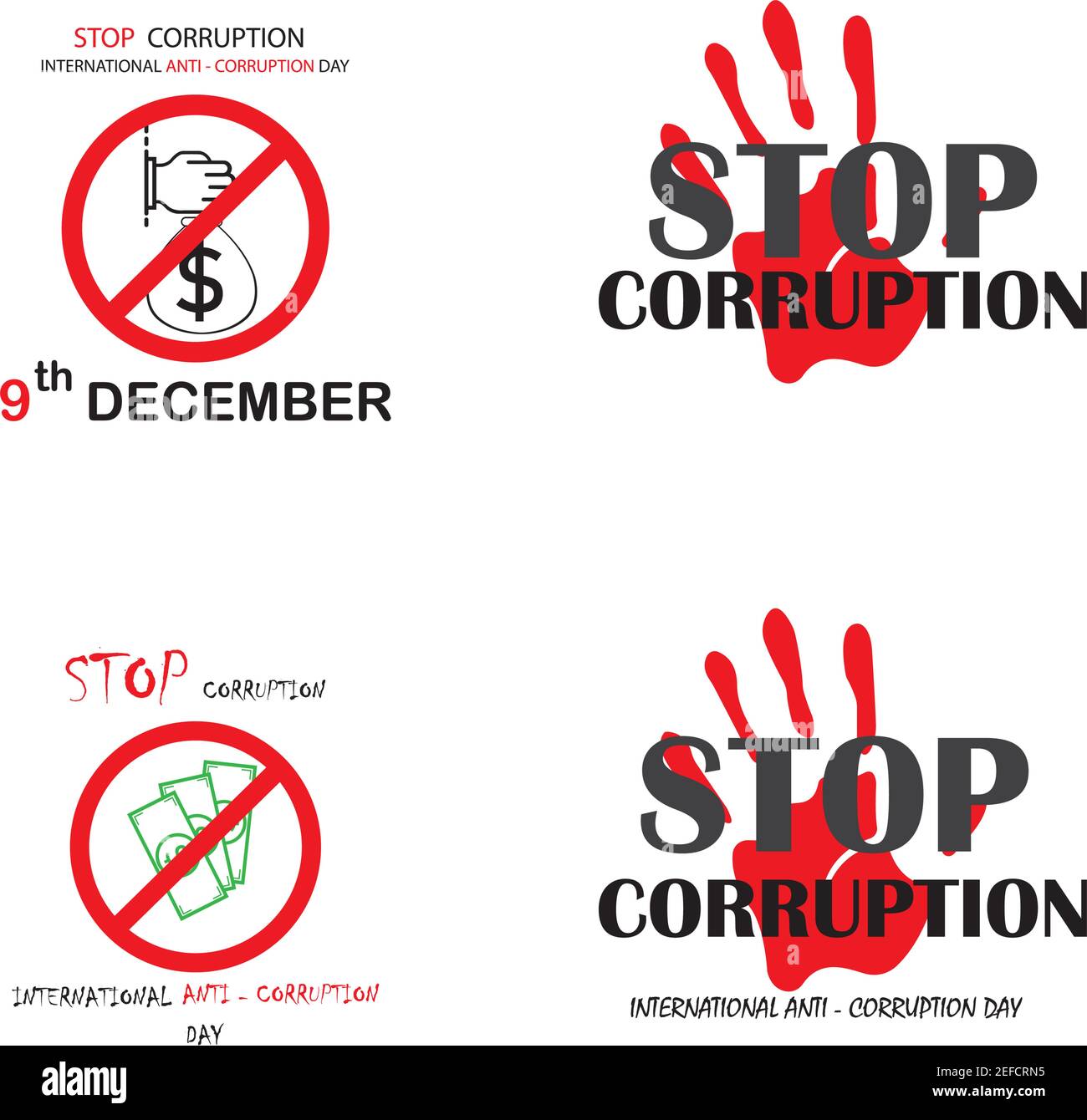 International day against corruption Cut Out Stock Images & Pictures ...