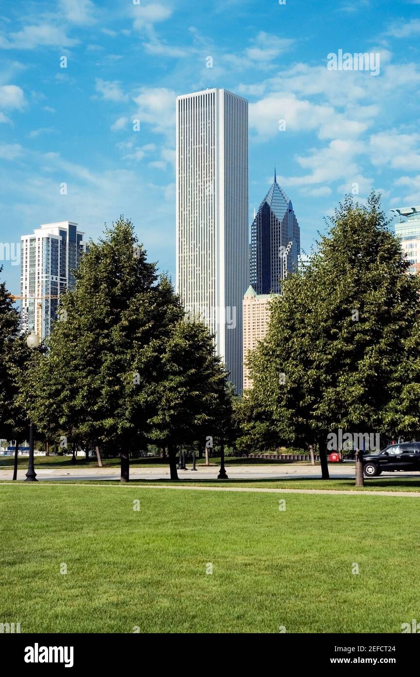 Trees in a park, Gateway Park, Chicago, Illinois, USA Stock Photo - Alamy